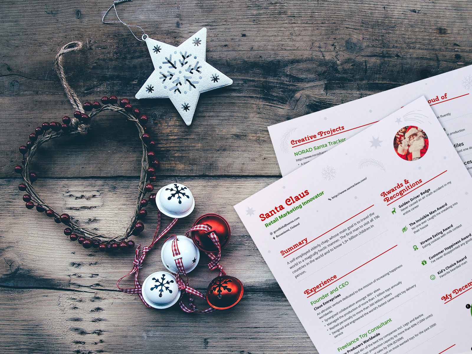 Santa Claus's Resume: The Man Who Never Changed Jobs