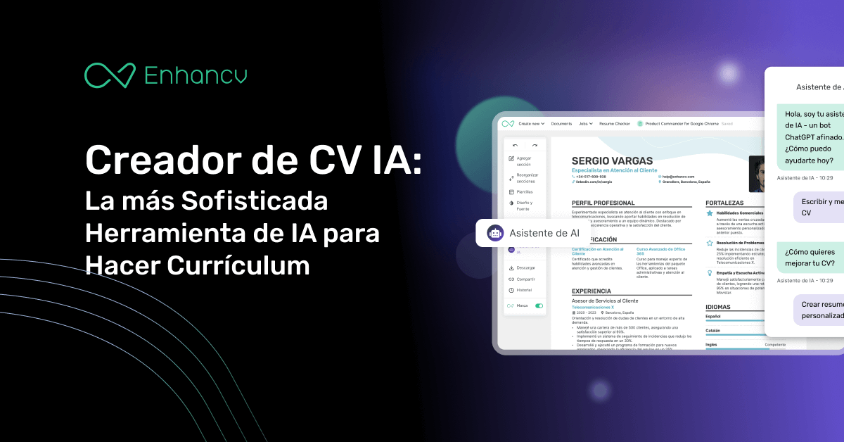 CV IA: Mejor IA para Hacer Currículum Gratis en 3 Clicks