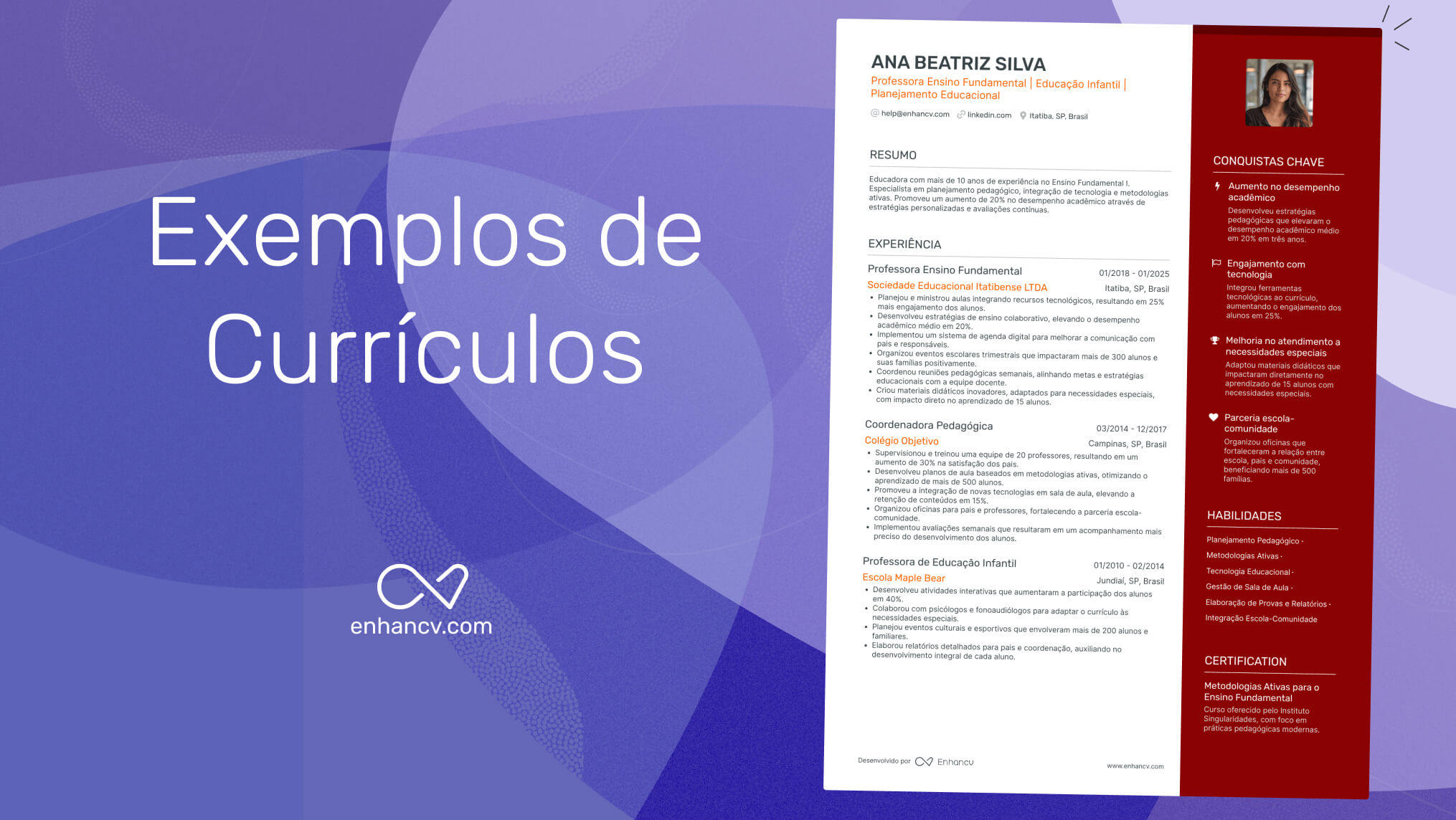 Exemplos de Currículo: +100 modelos para editar e baixar