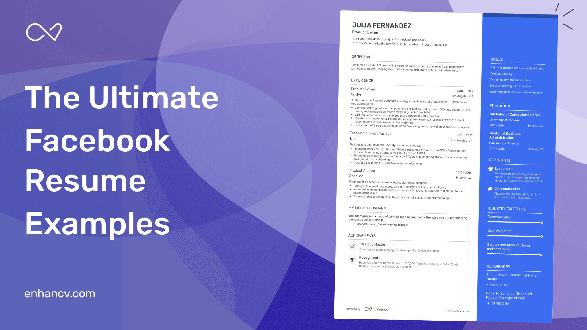 5 Facebook Resume Examples & Guide for 2023