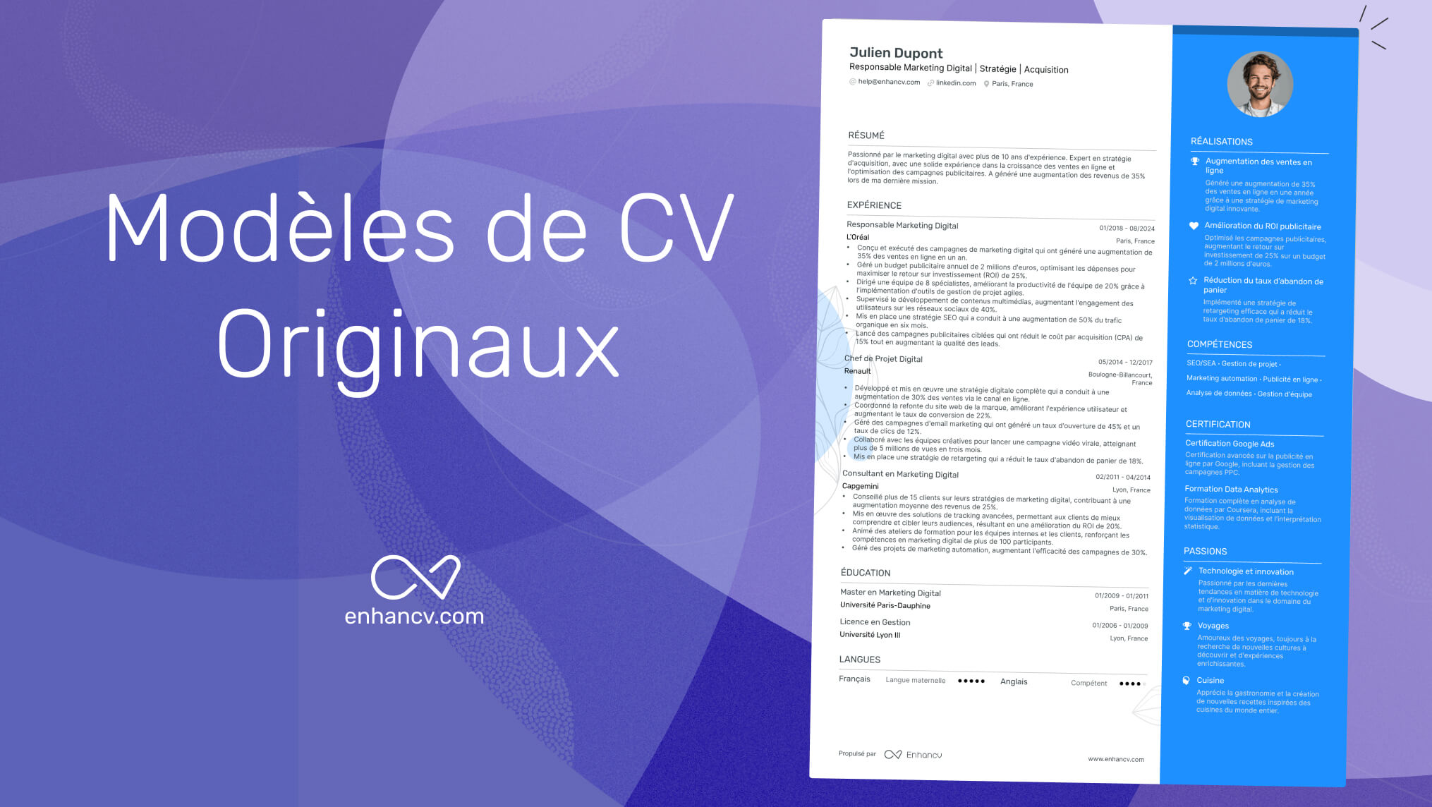 +10 Modèles de CV Originaux, Idées pour Se Démarquer (et Quand Opter ...