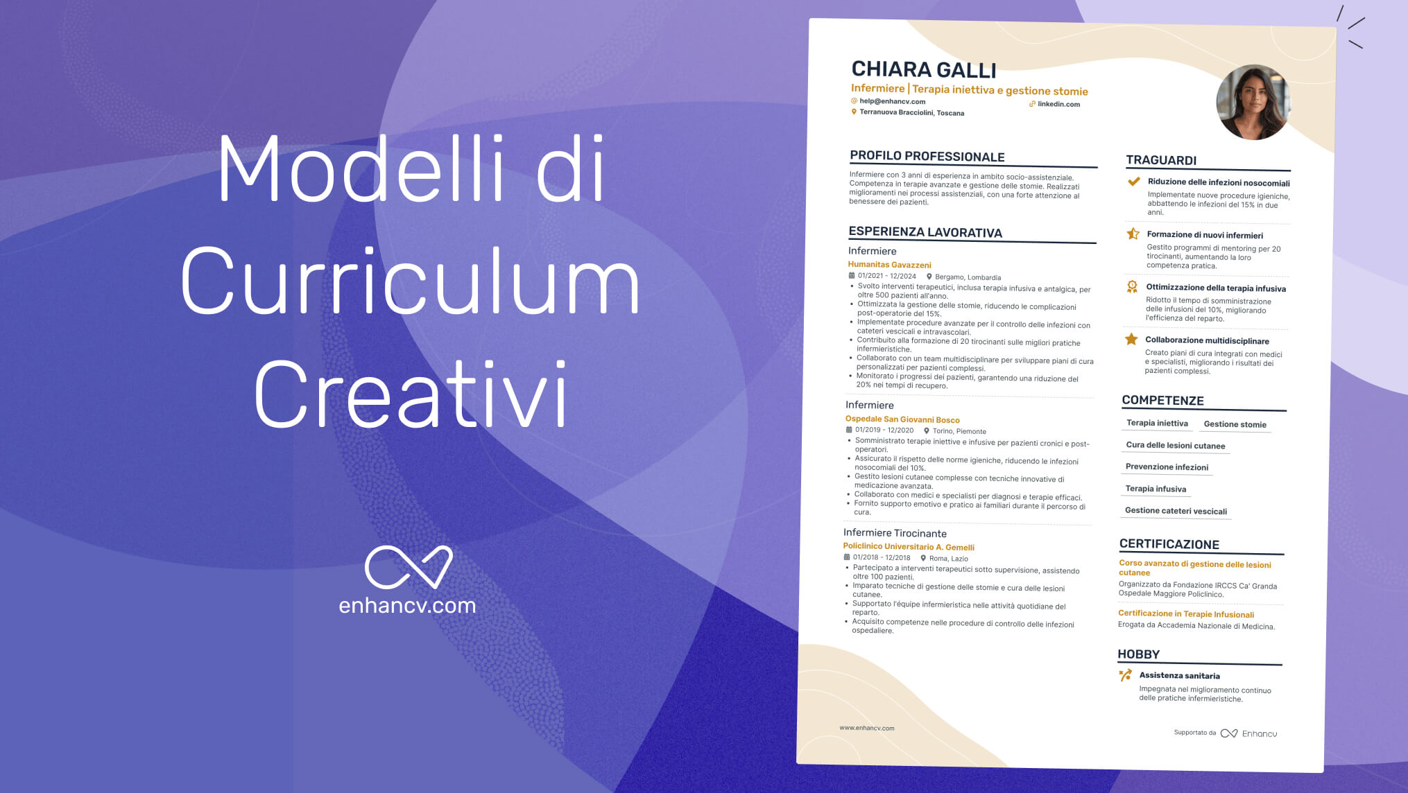 Curriculum Creativo: Modelli e Guida 2026 | Enhancv