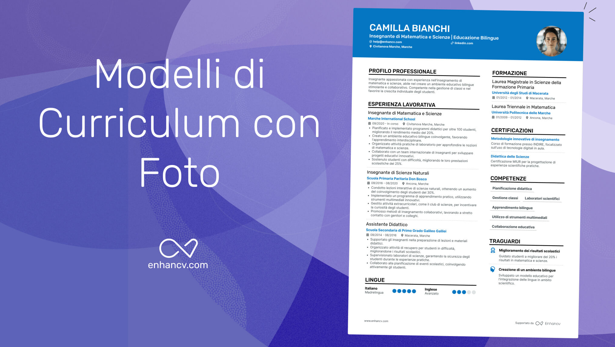 CV con foto: Modelli di curriculum professionali e moderni