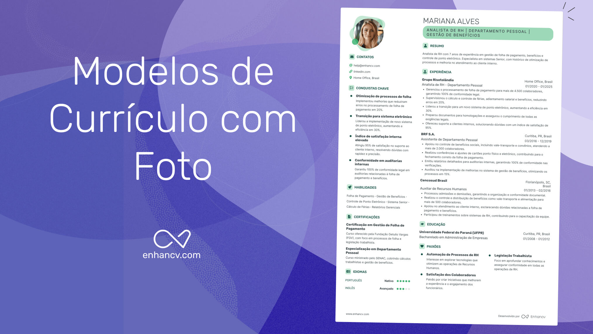 Currículo com foto: Guia e Exemplos 2026