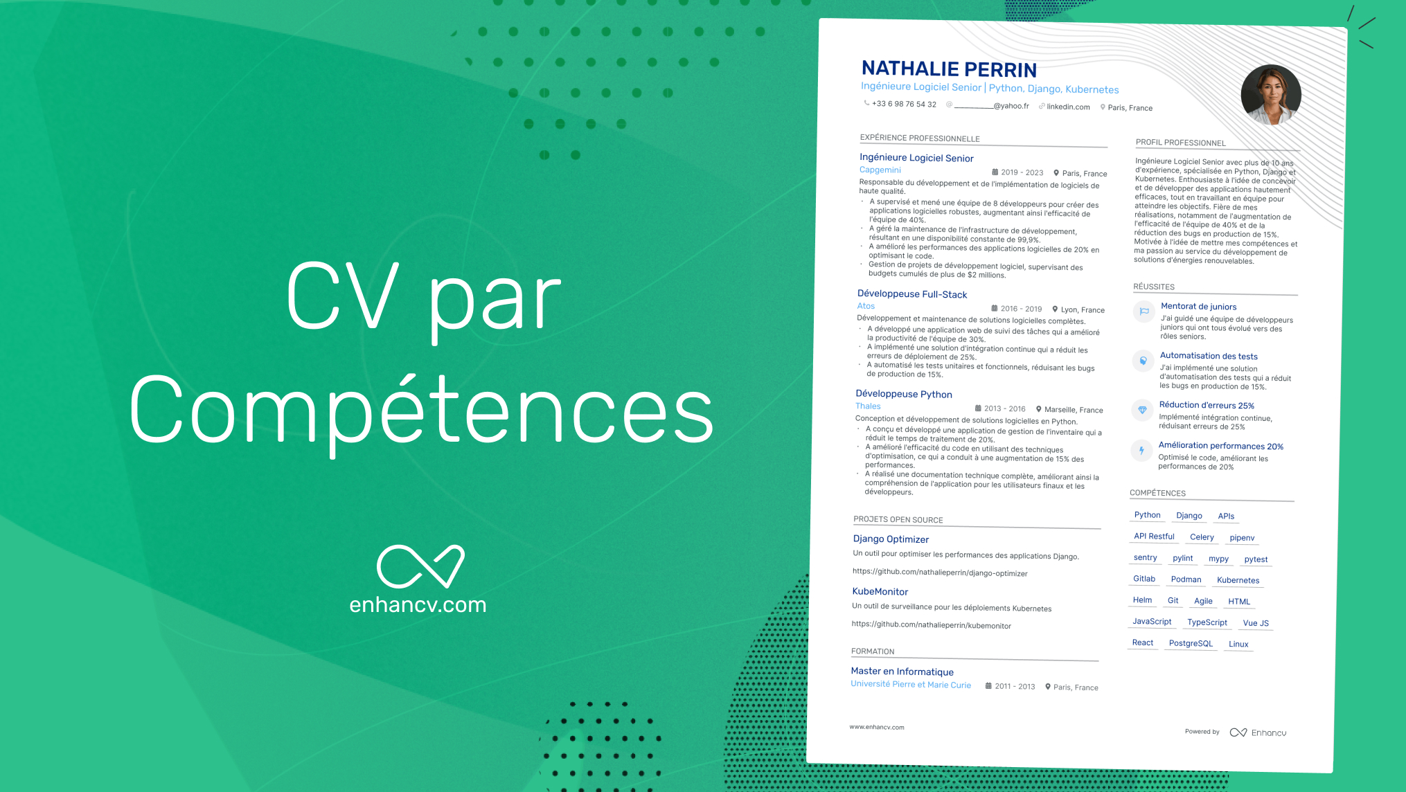 CV par Compétences : Exemples et Modèles gratuits en ligne