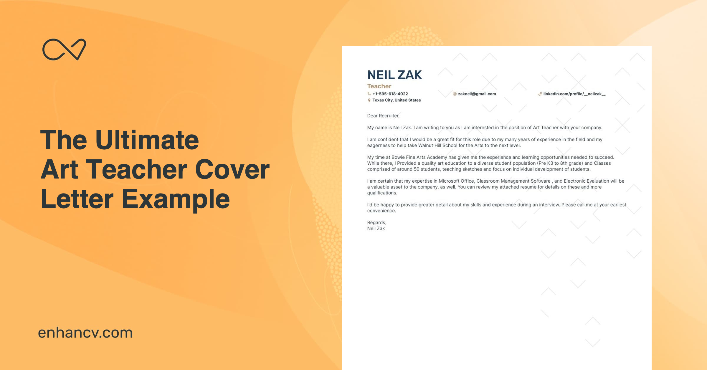 Real Art Teacher Cover Letter Example For 2023 Real Art Teacher Cover Letter Example For 2023