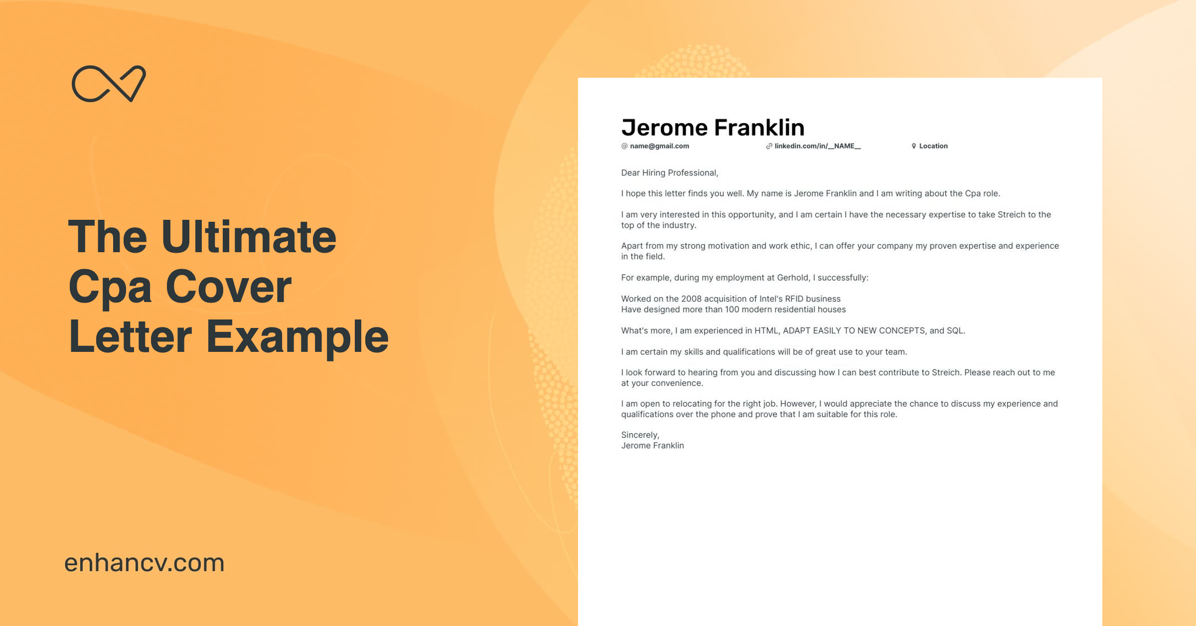 Real Cpa Cover Letter Example For 2024