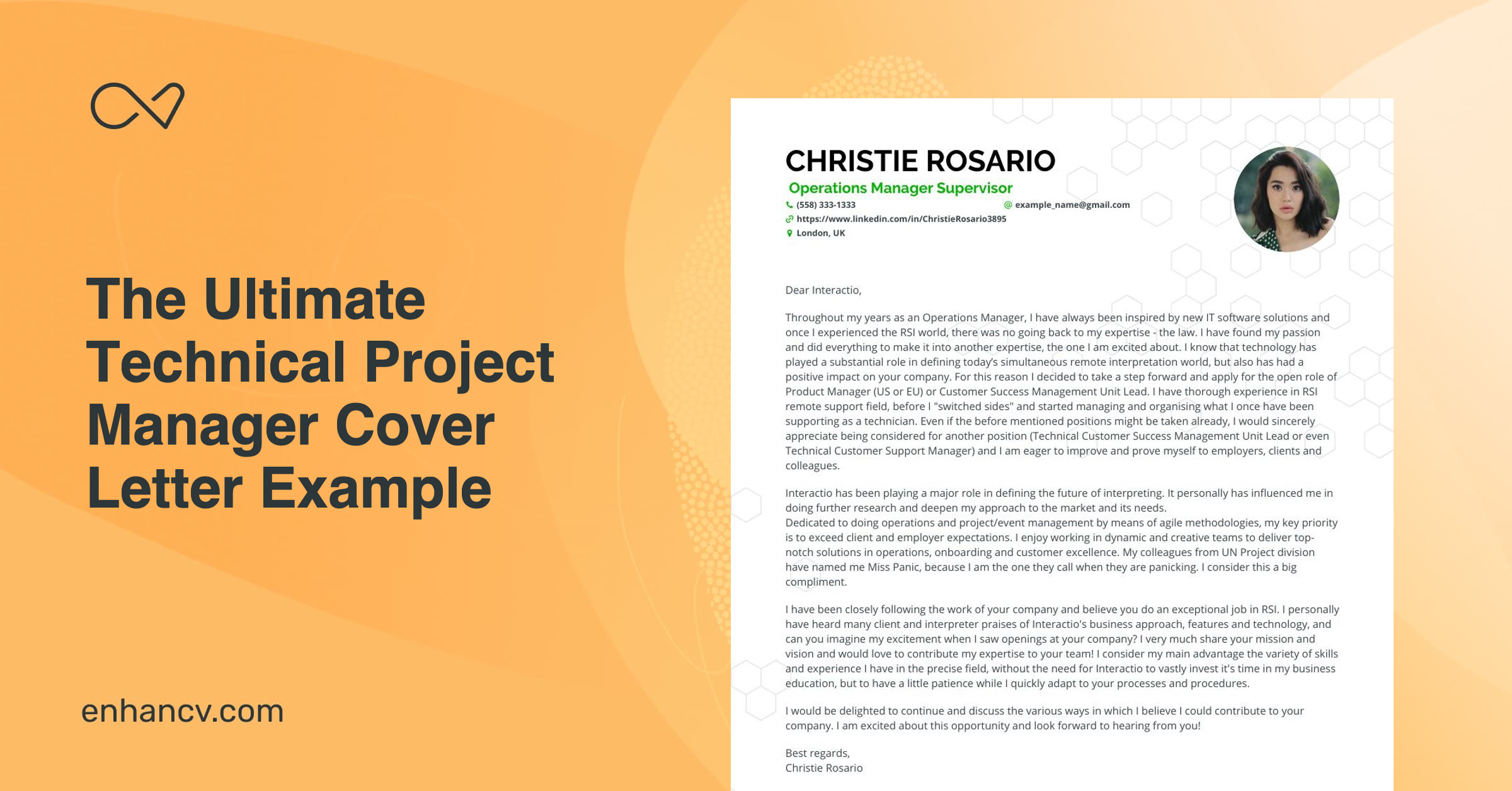 Top Technical Project Manager Cover Letter Examples for 2023