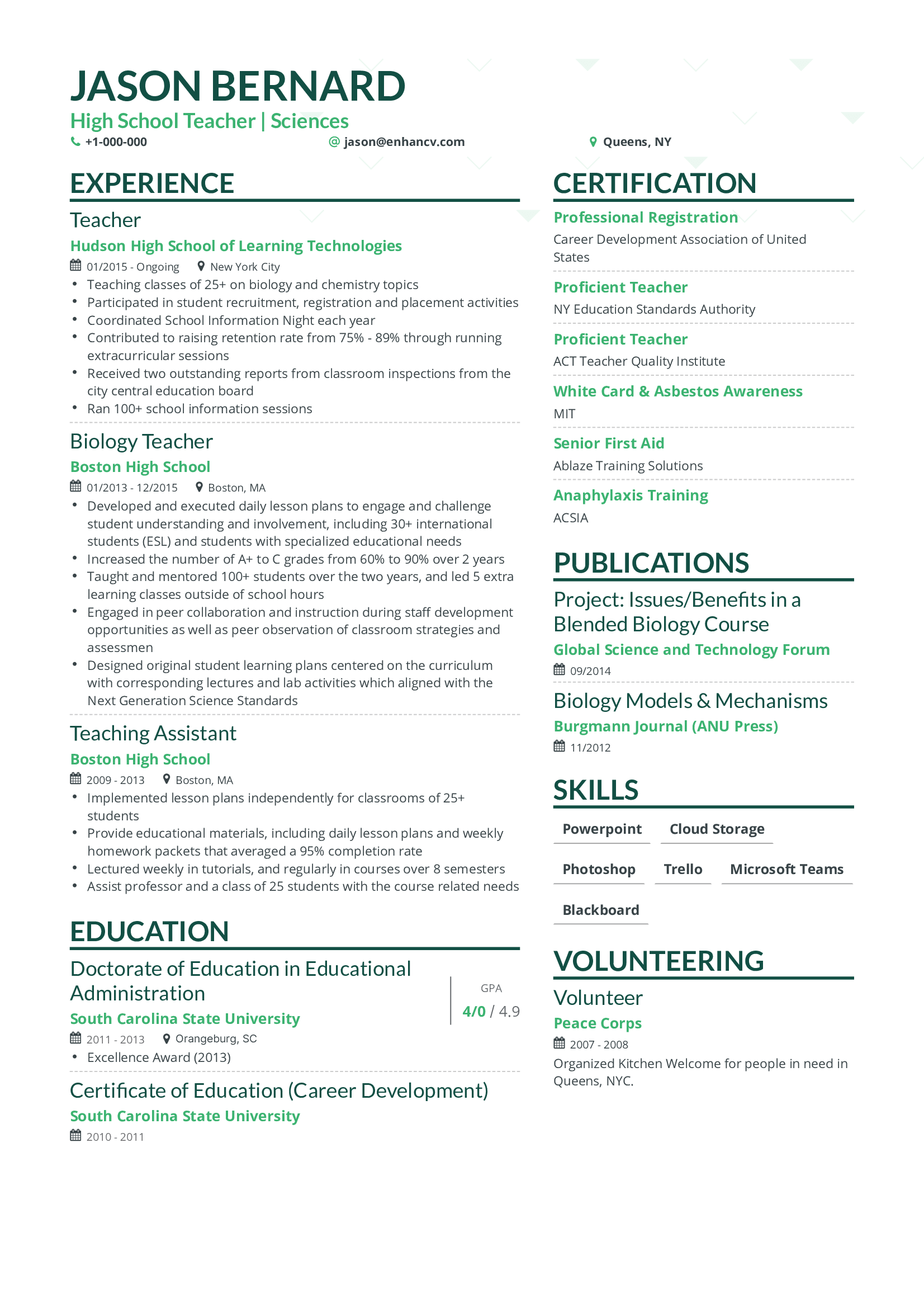 Chronological Resume Format 2023 Resume 2023 Riset