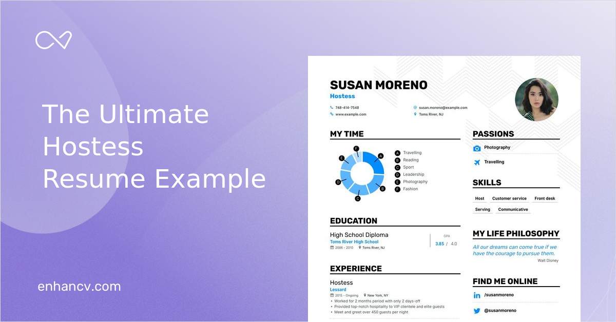 3 Hostess Resume Examples & Guide for 2024