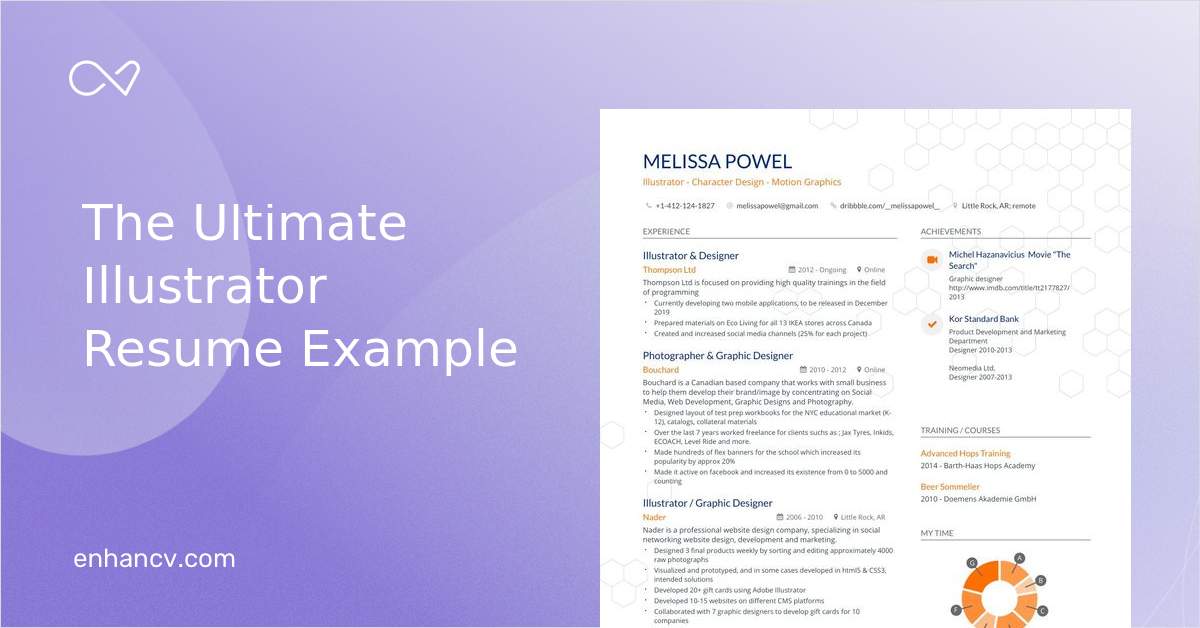 4 Illustrator Resume Examples & Guide for 2023