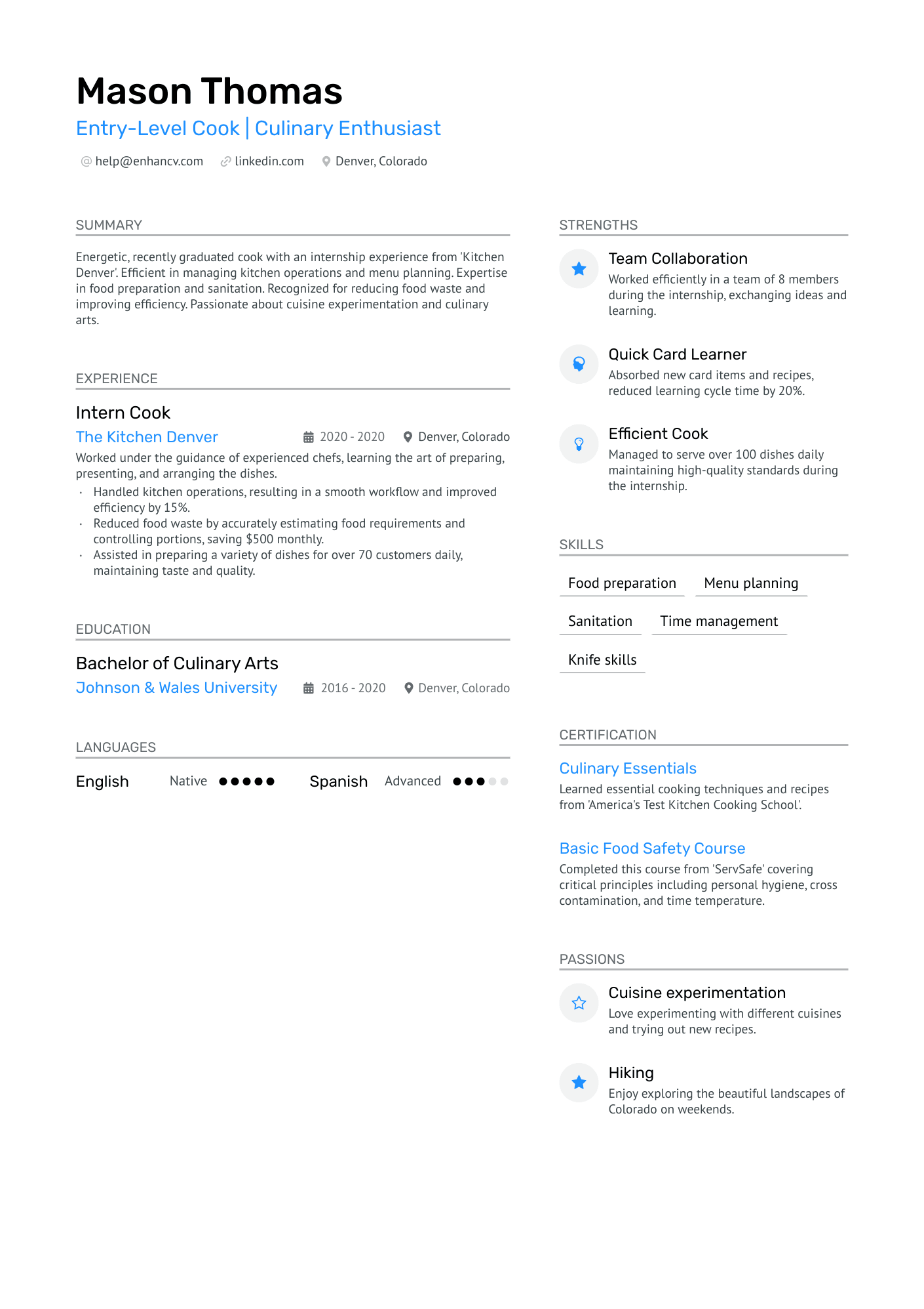 24 Cook Resume Examples That Got Jobs for 2025