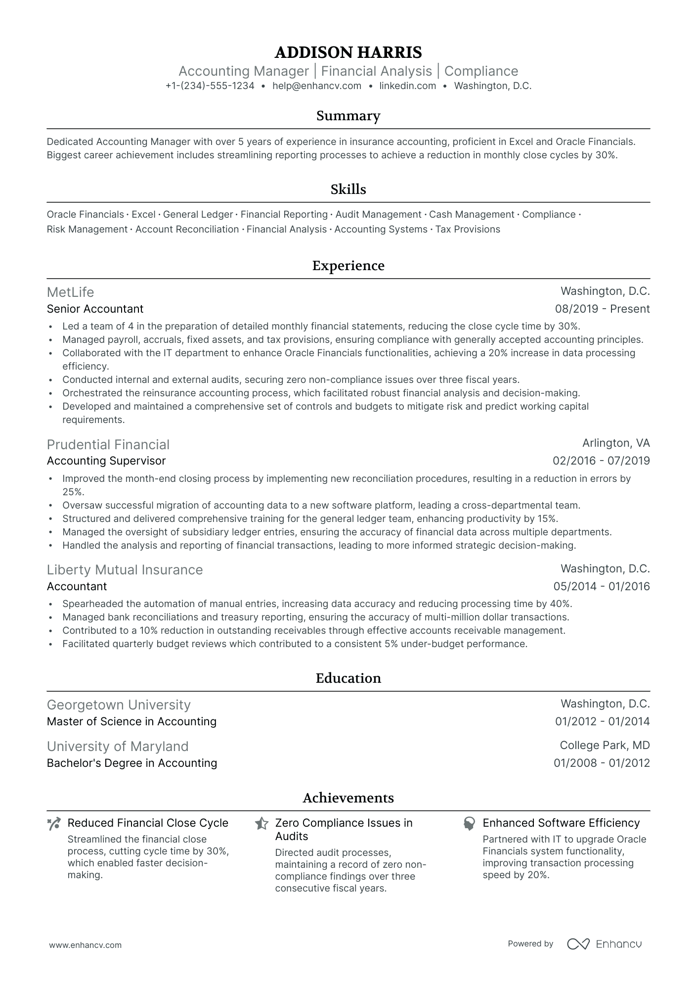 5 General Ledger Accounting Resume Examples & Guide For 2024