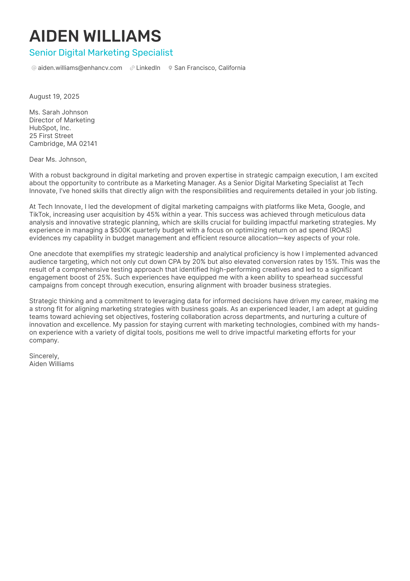 How to End a Cover Letter (with 8 Examples)