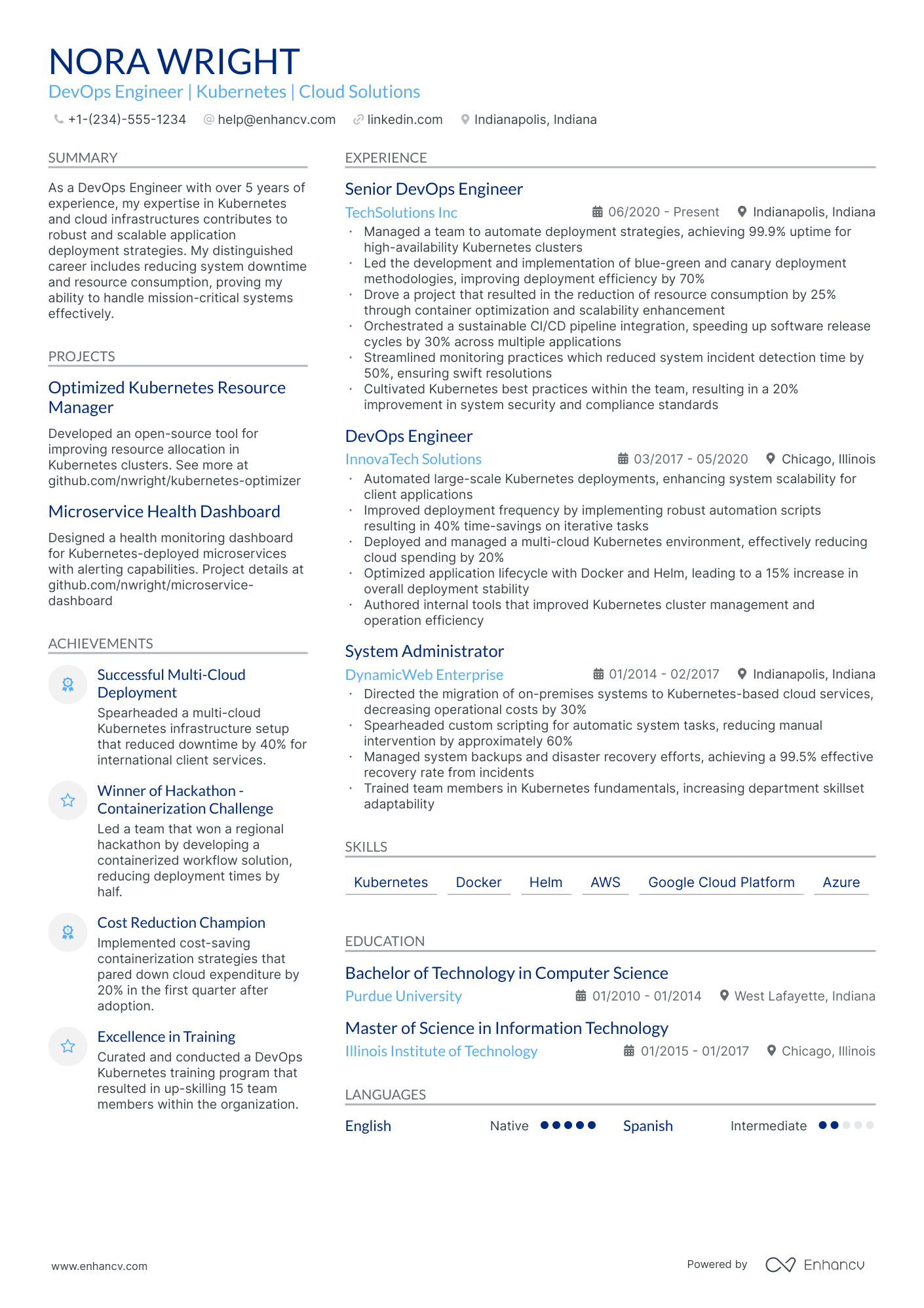 5 Kubernetes Resume Examples & Guide for 2024