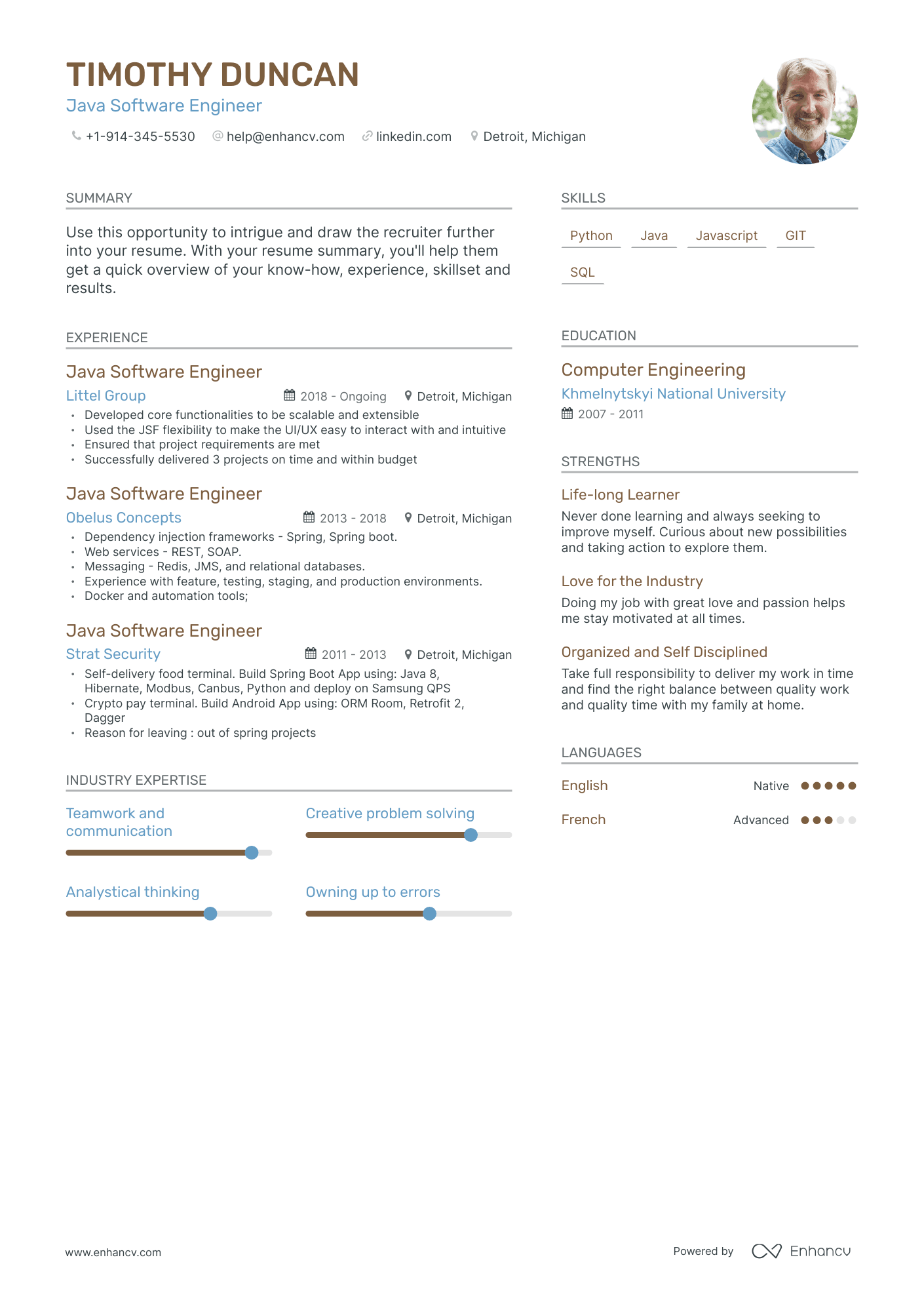 Java Software Engineer Resume Examples & Guide for 2023 (Layout, Skills ...