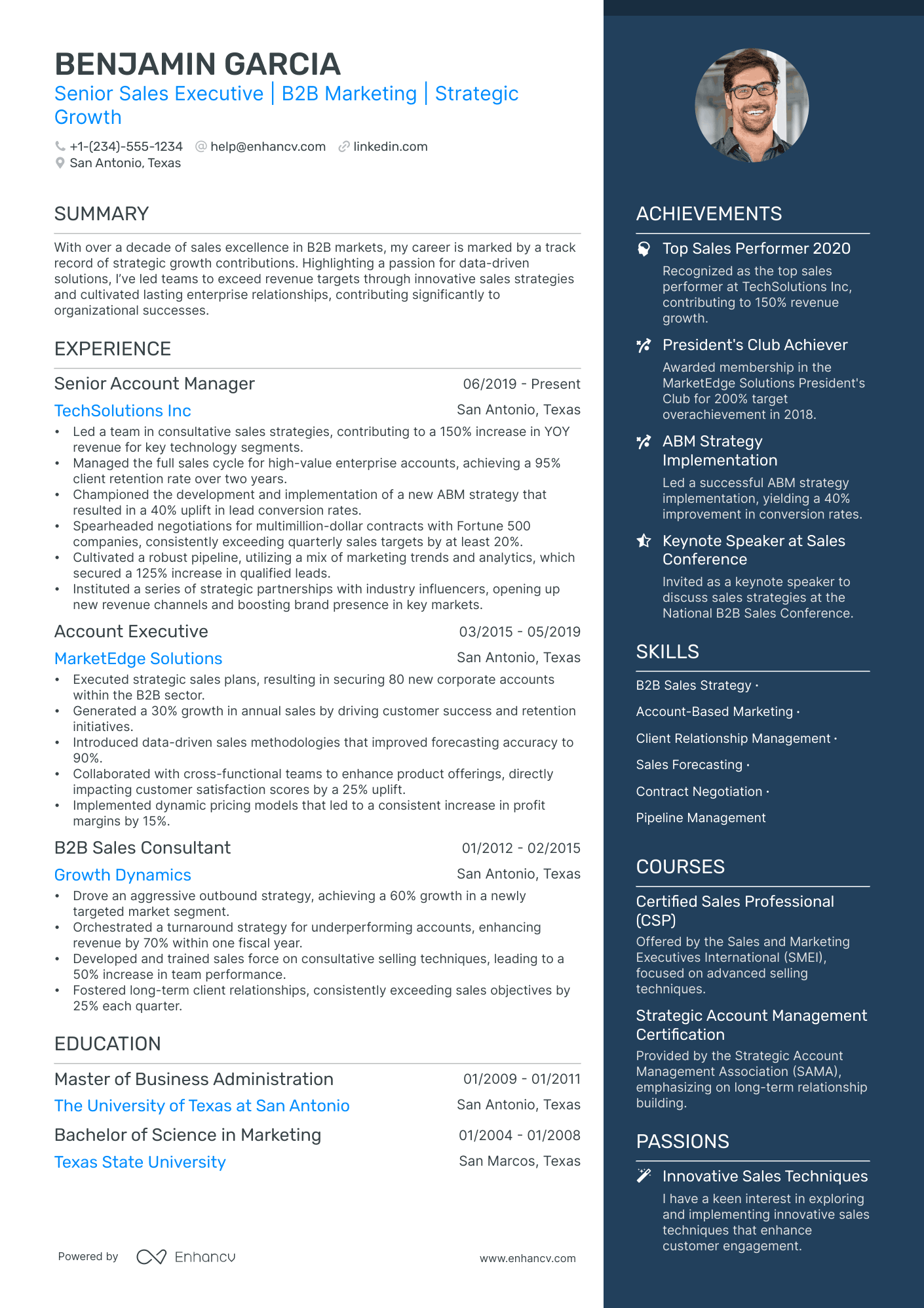 5 Account Director Resume Examples & Guide for 2024