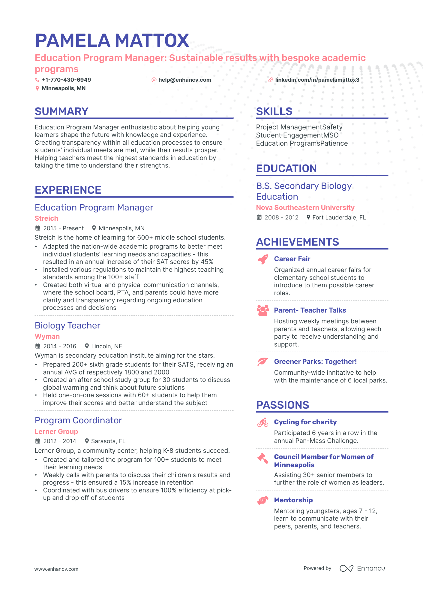 17 Program Manager Resume Examples & Guide for 2024