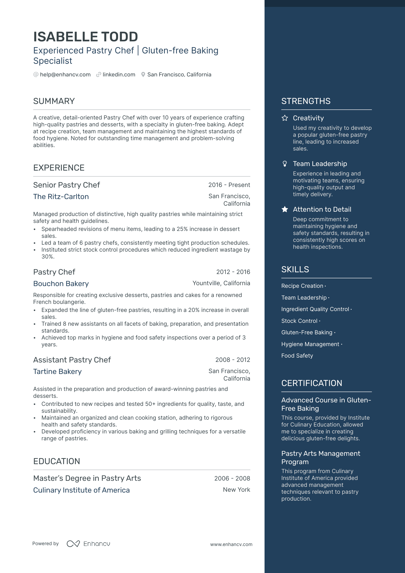 24 Chef Resume Examples & Guide for 2025