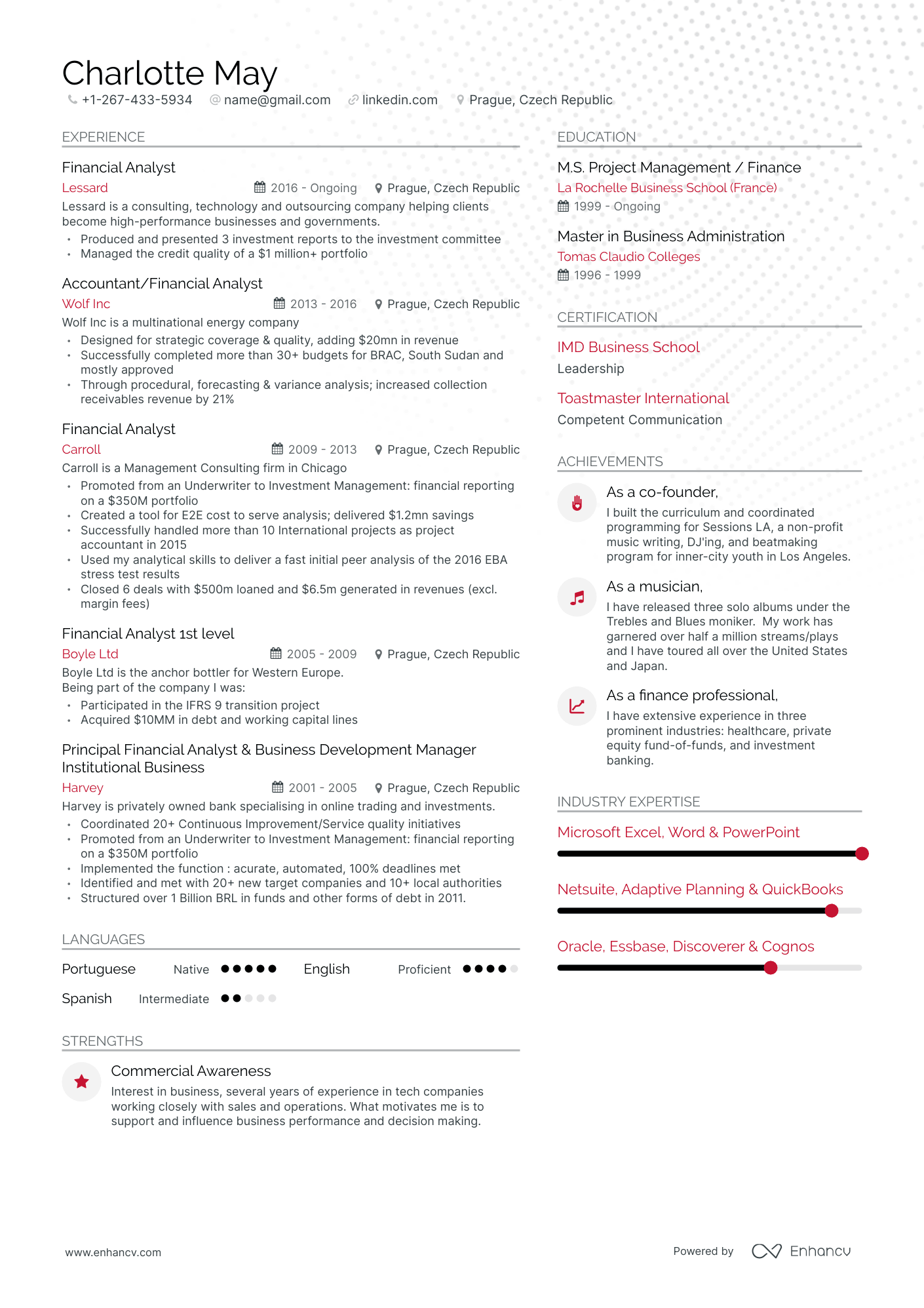12 Financial Analyst Resume Examples & Guide for 2024