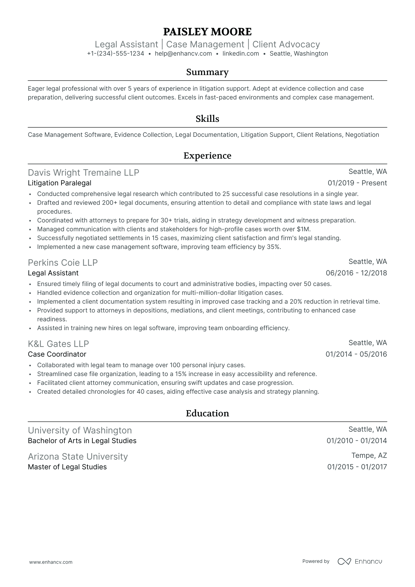 10 Case Manager Resume Examples - March 2025