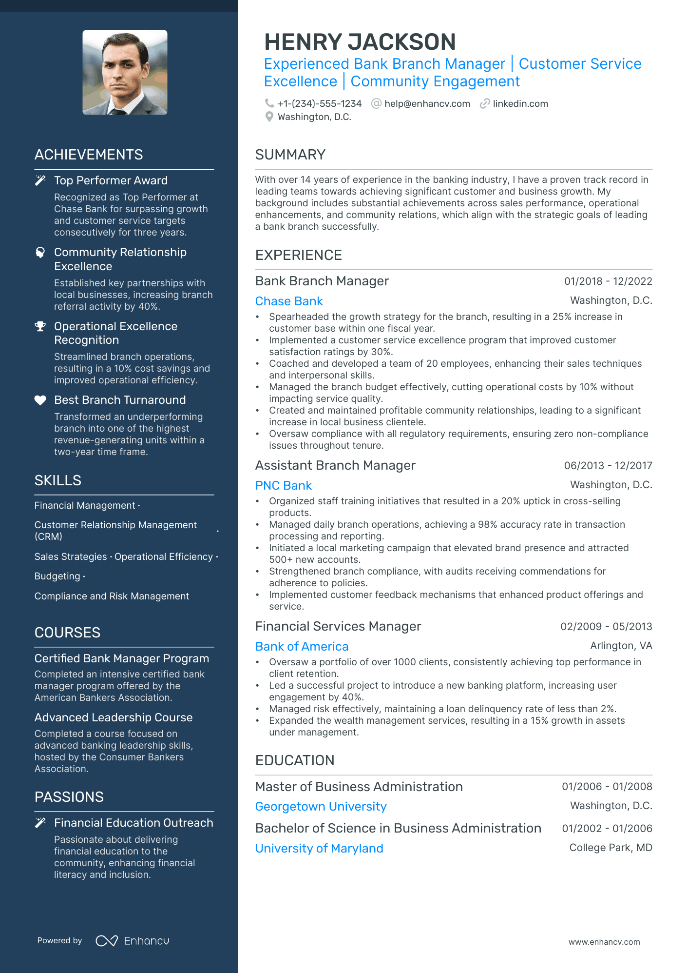 5 Bank Branch Manager Resume Examples & Guide for 2024