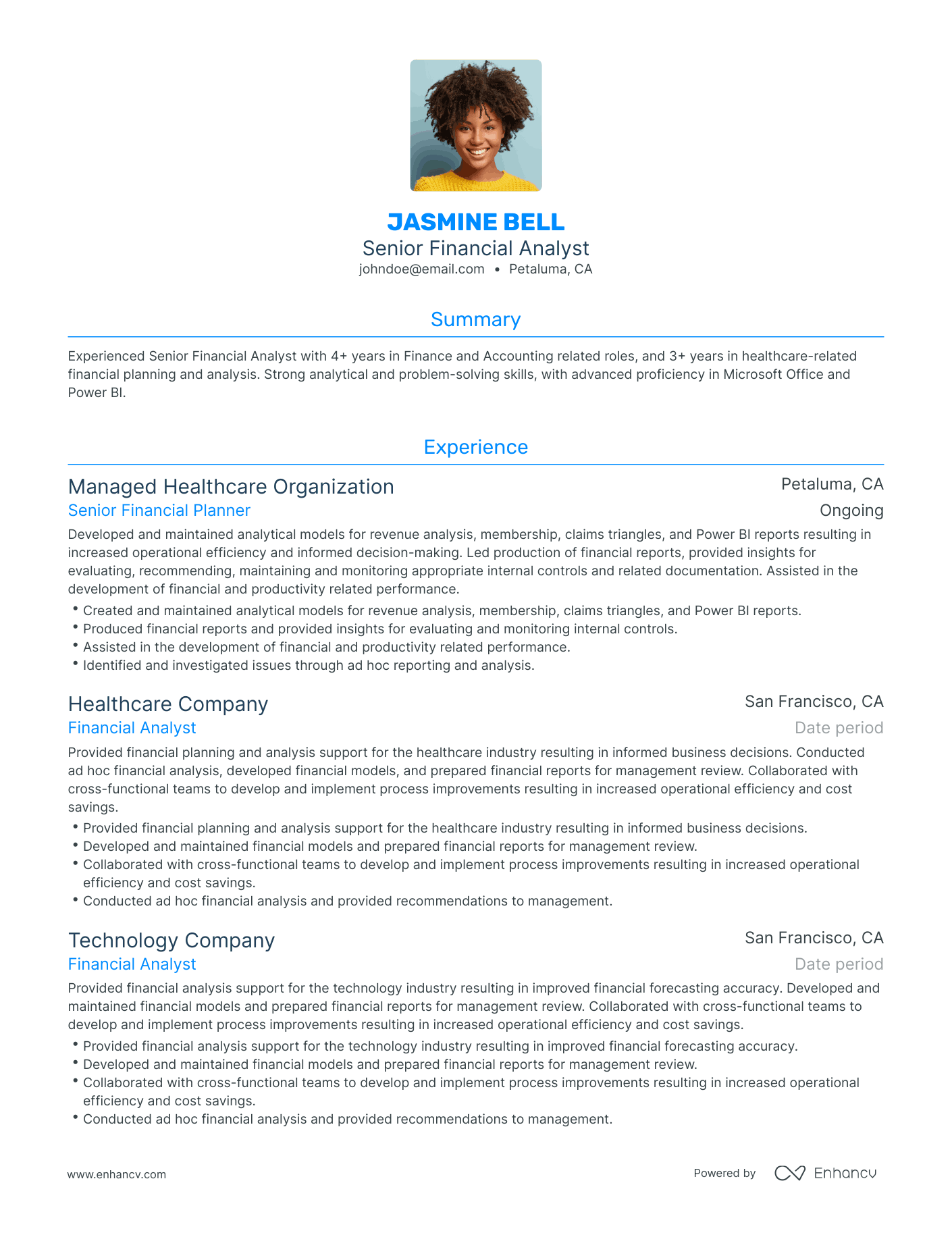 5 Business Analyst Accounting Resume Examples & Guide for 2023