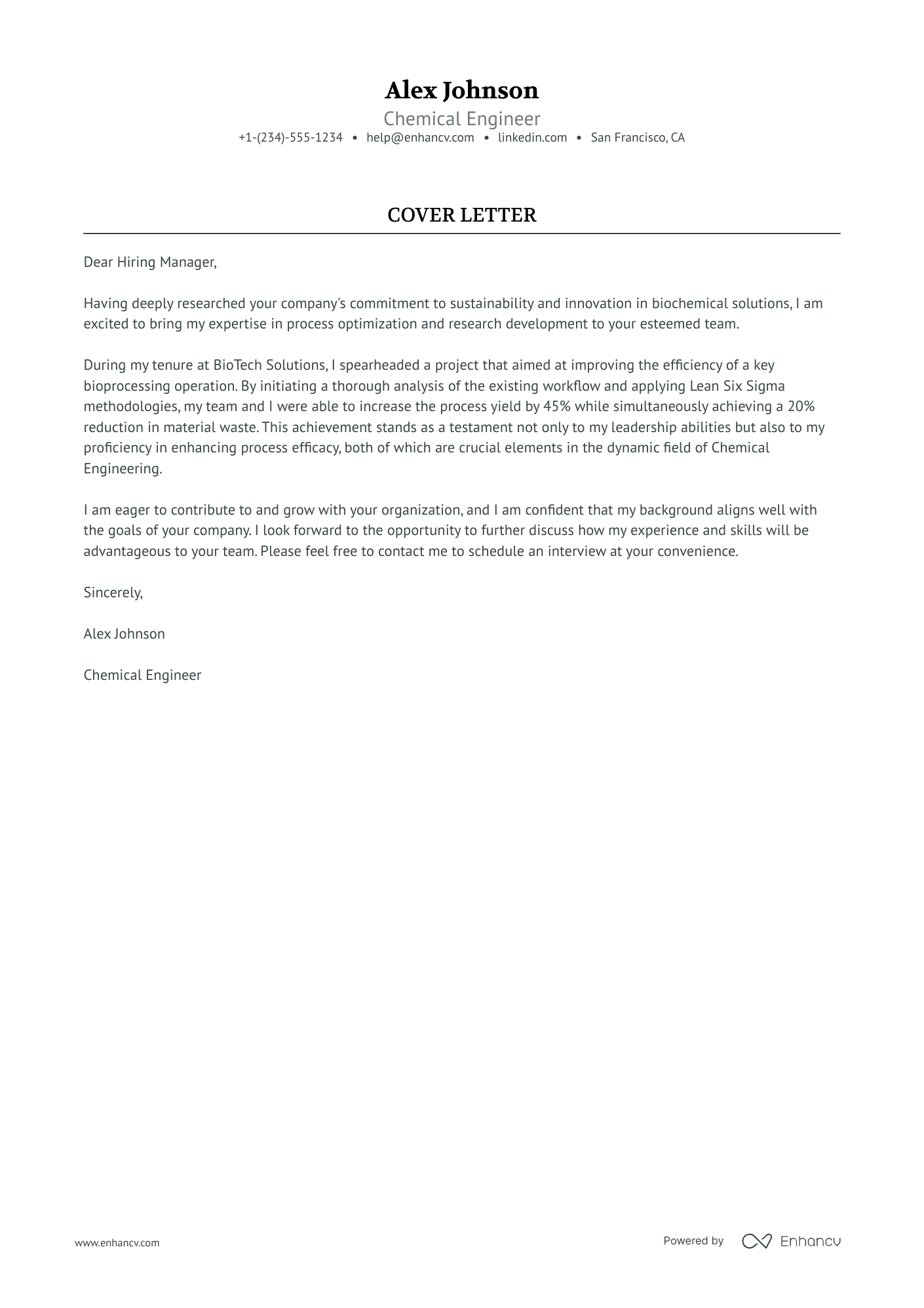 23 Professional Engineering Cover Letter Examples for 2025