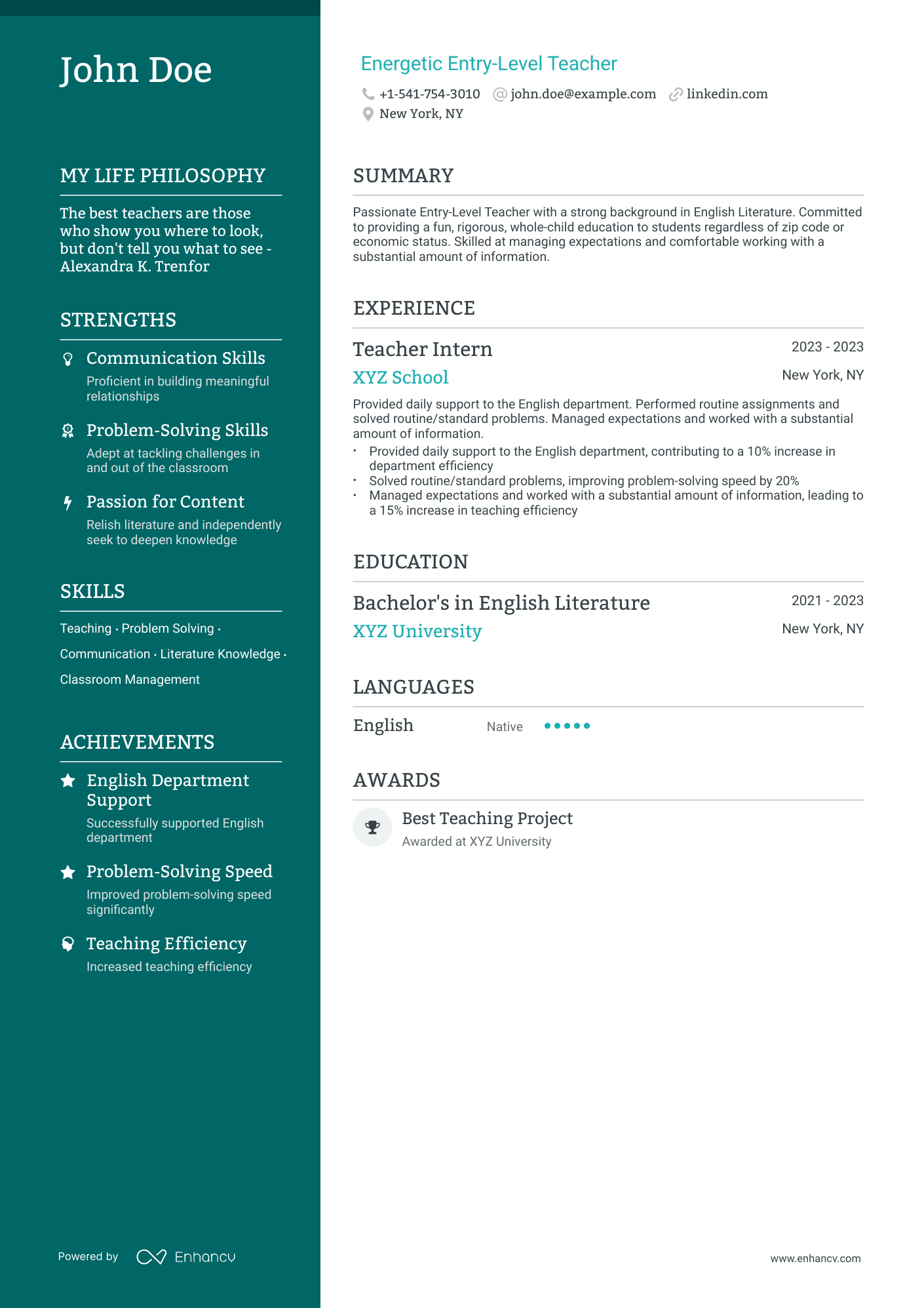 5 Entry-level Resume Examples & Guide For 2025