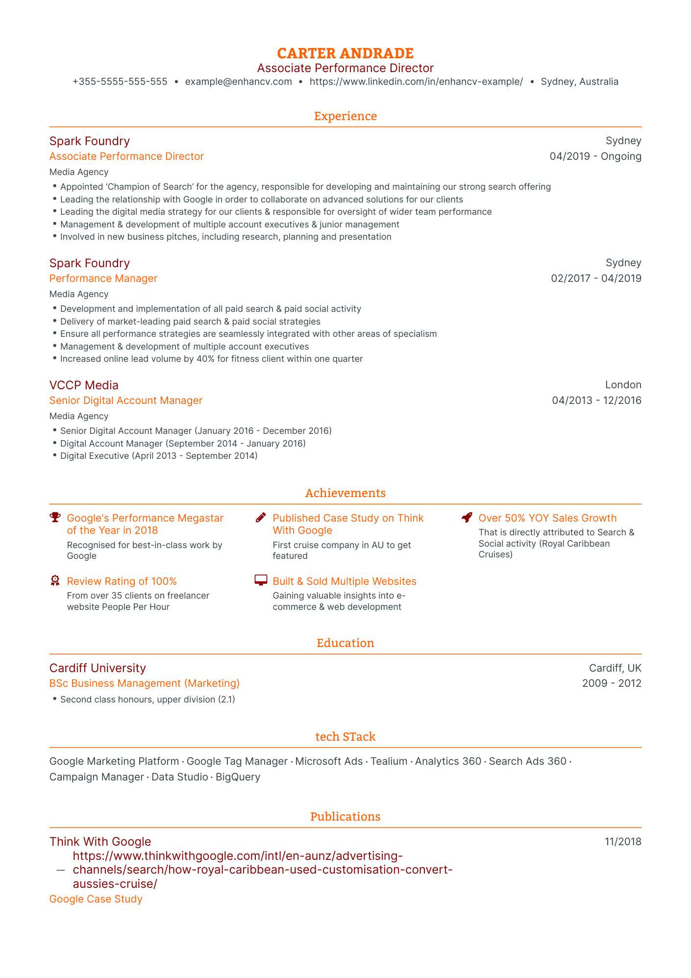 5 PPC Specialist Resume Examples & Guide for 2024