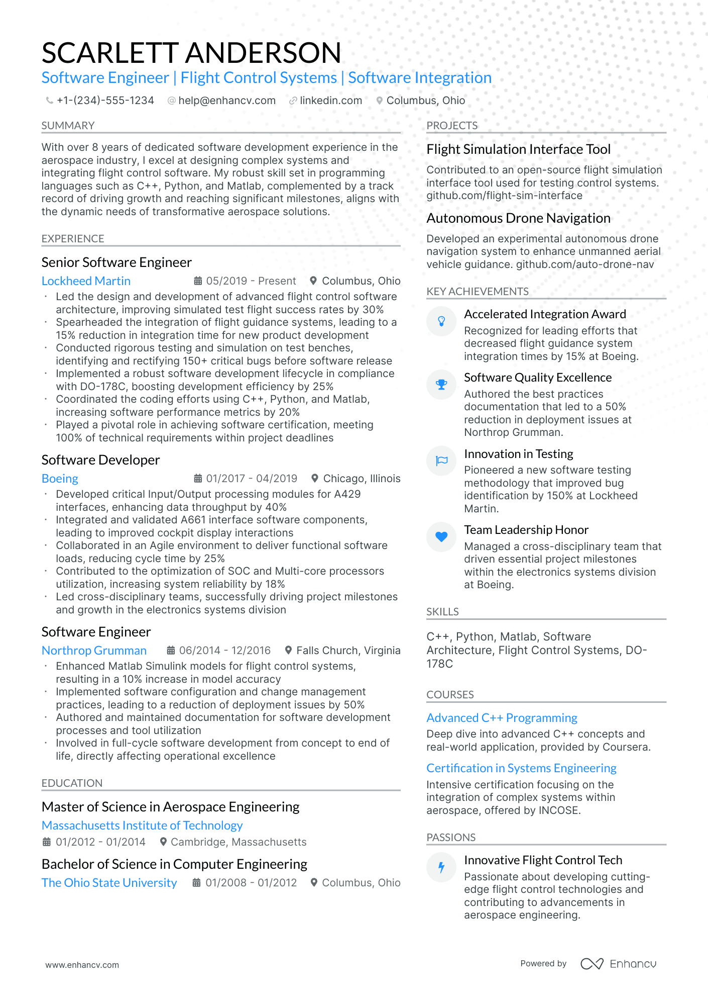 10 Embedded Software Engineer Resume Examples & Guide for 2025