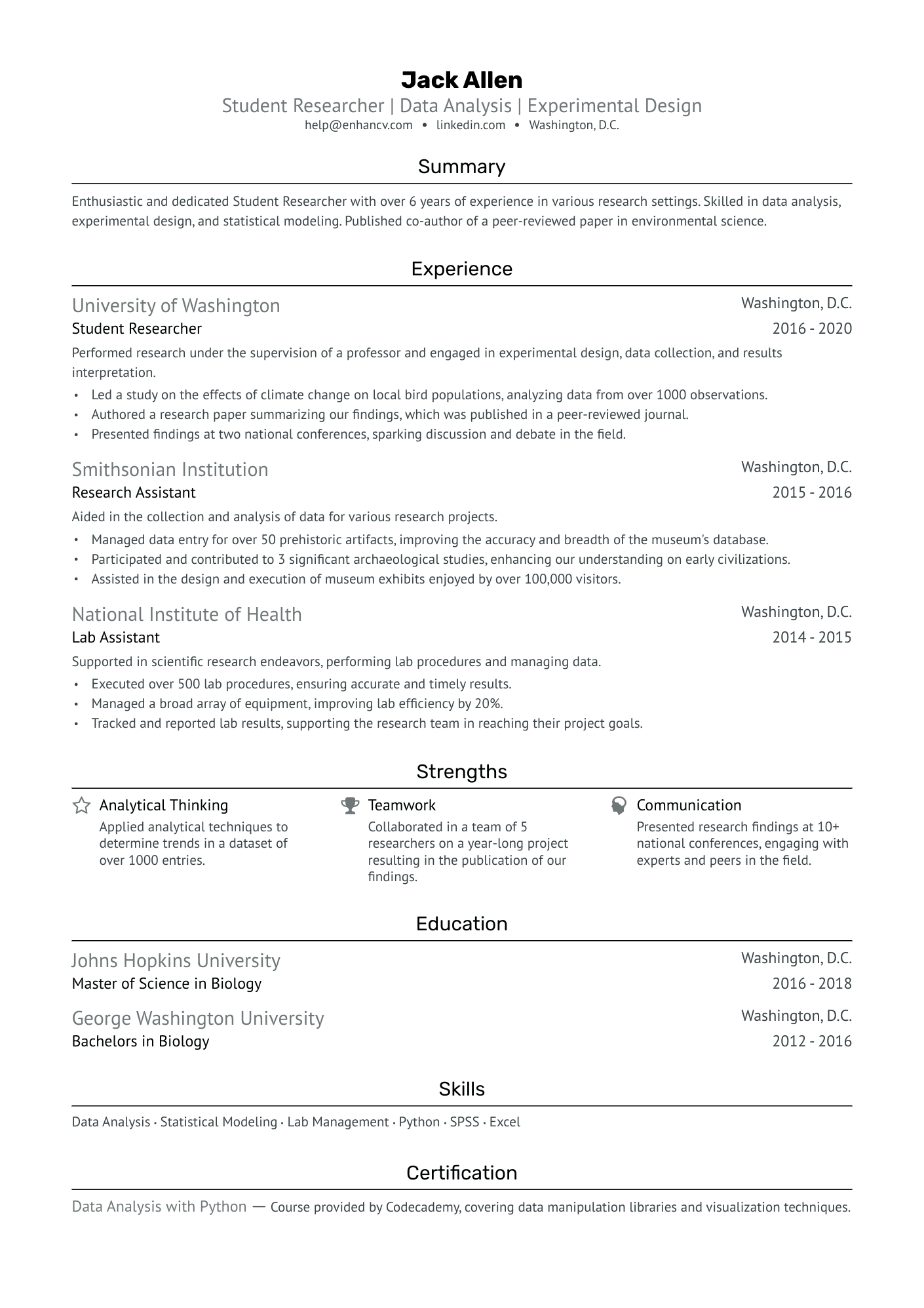 26 Researcher Resume Examples That Got Jobs for 2025