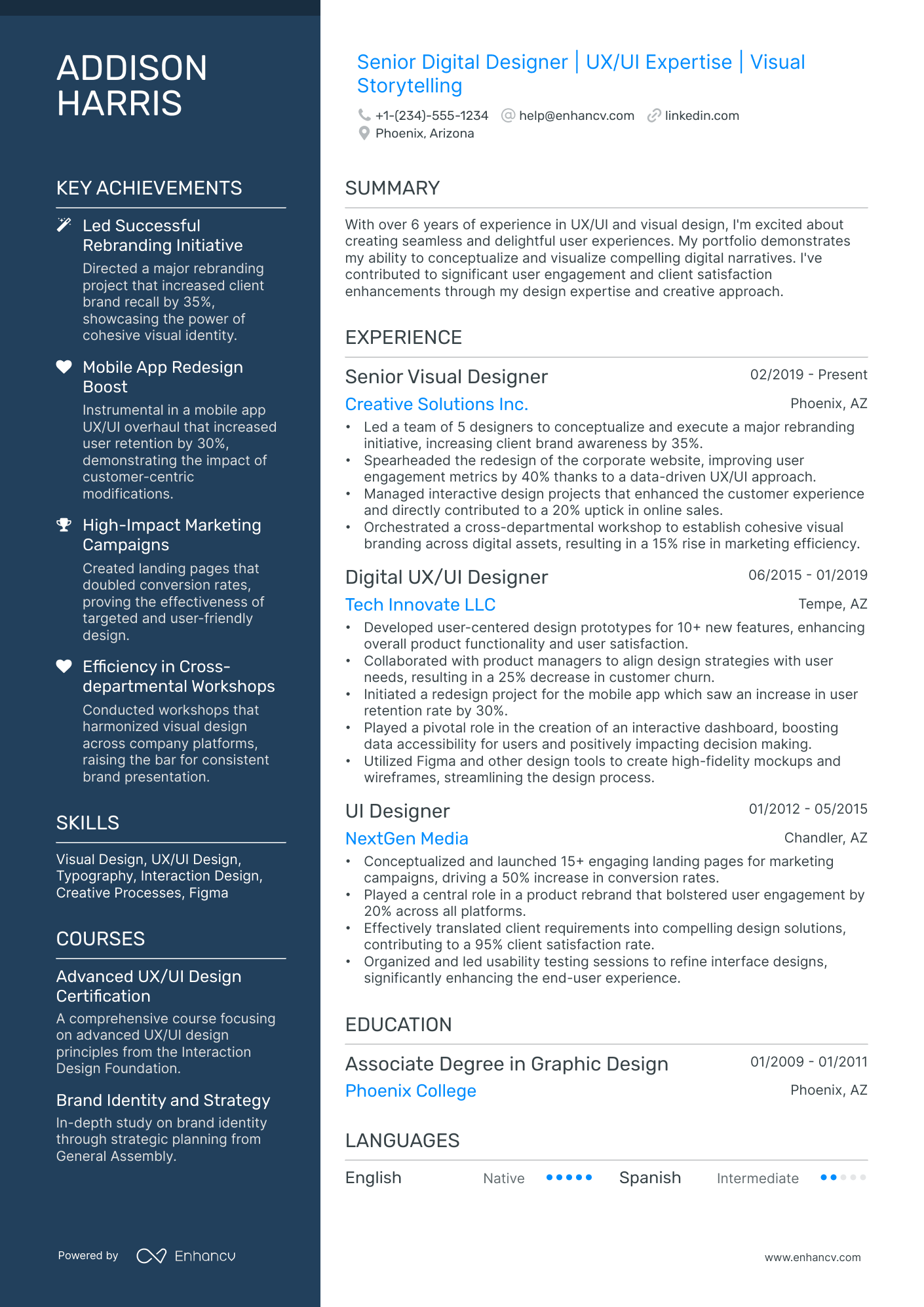 10 Digital Designer Resume Examples & Guide for 2025