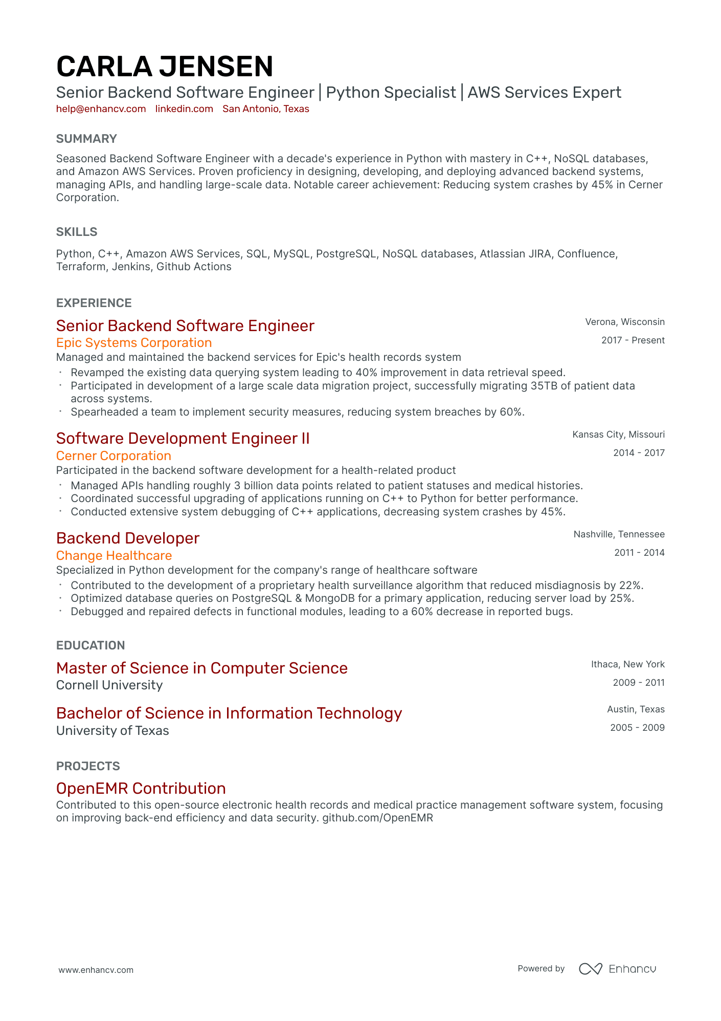 10 Application Security Engineer Resume Examples & Guide for 2026