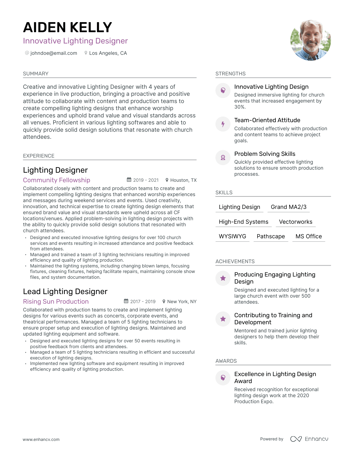 5-lighting-designer-resume-examples-guide-for-2023