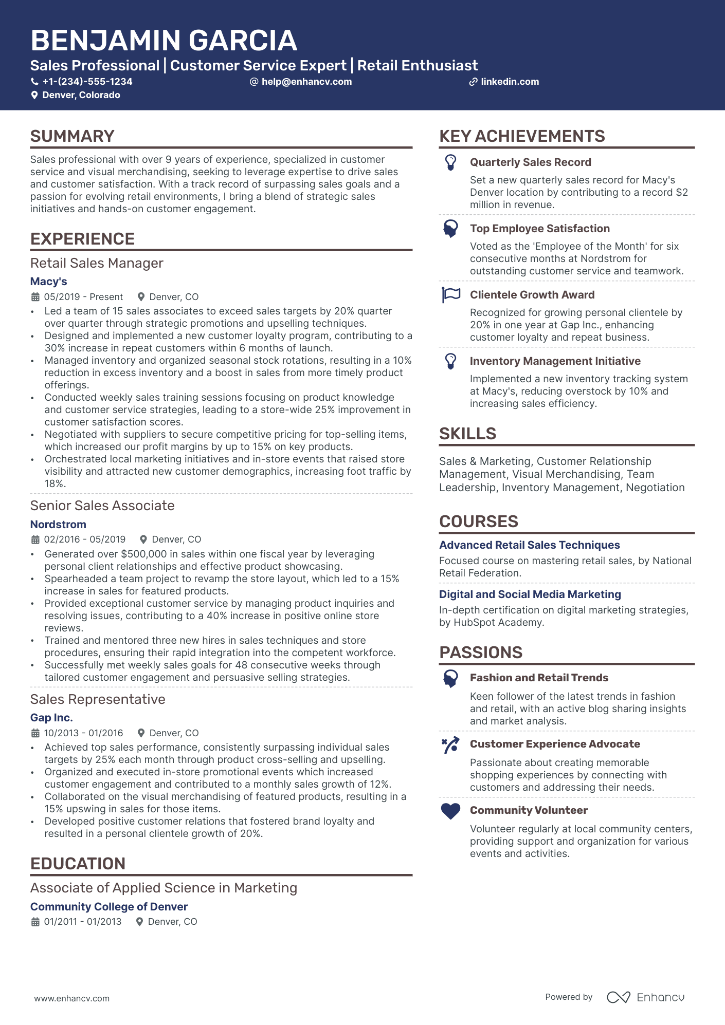 10 Saleswoman Resume Examples & Guide for 2026