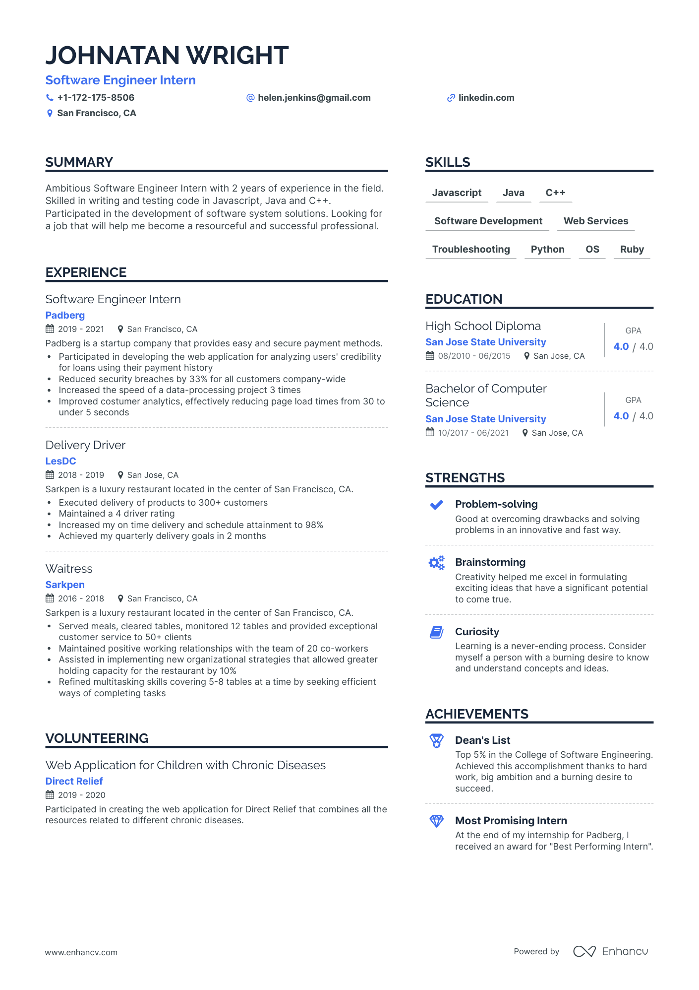 18 Software Engineer Resume Examples & Guide for 2024