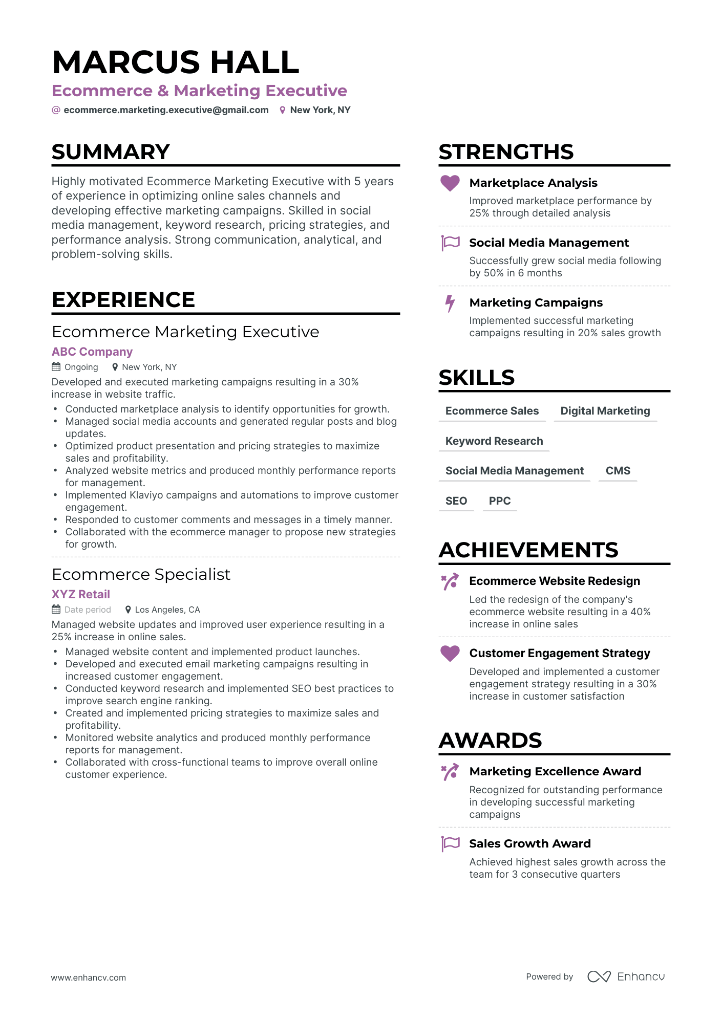 5 Ecommerce Marketing Resume Examples & Guide for 2024 5 Ecommerce Marketing Resume Examples & Guide for 2024