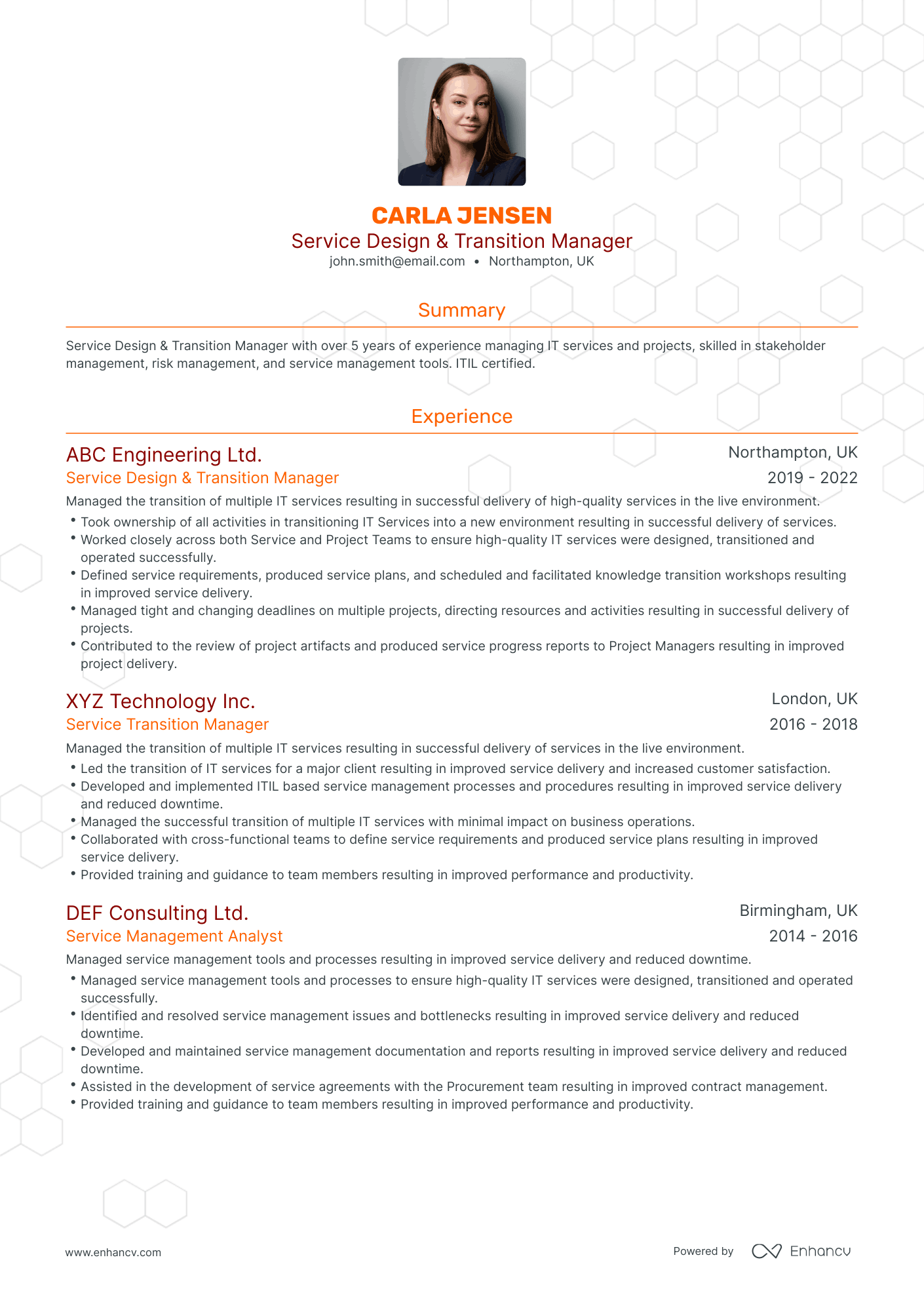 5 Transition Manager Resume Examples & Guide for 2023