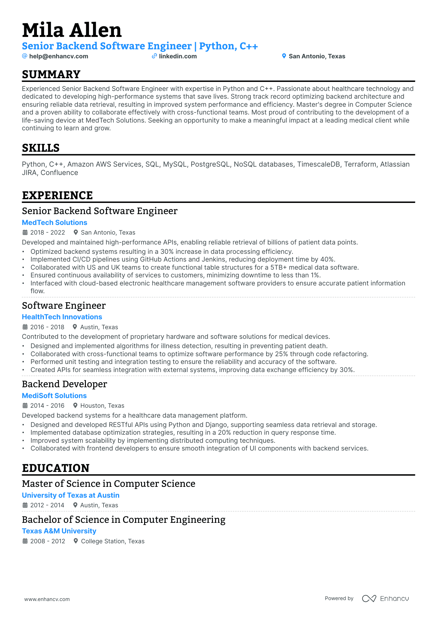 10 AWS Solutions Architect Resume Examples & Guide for 2026