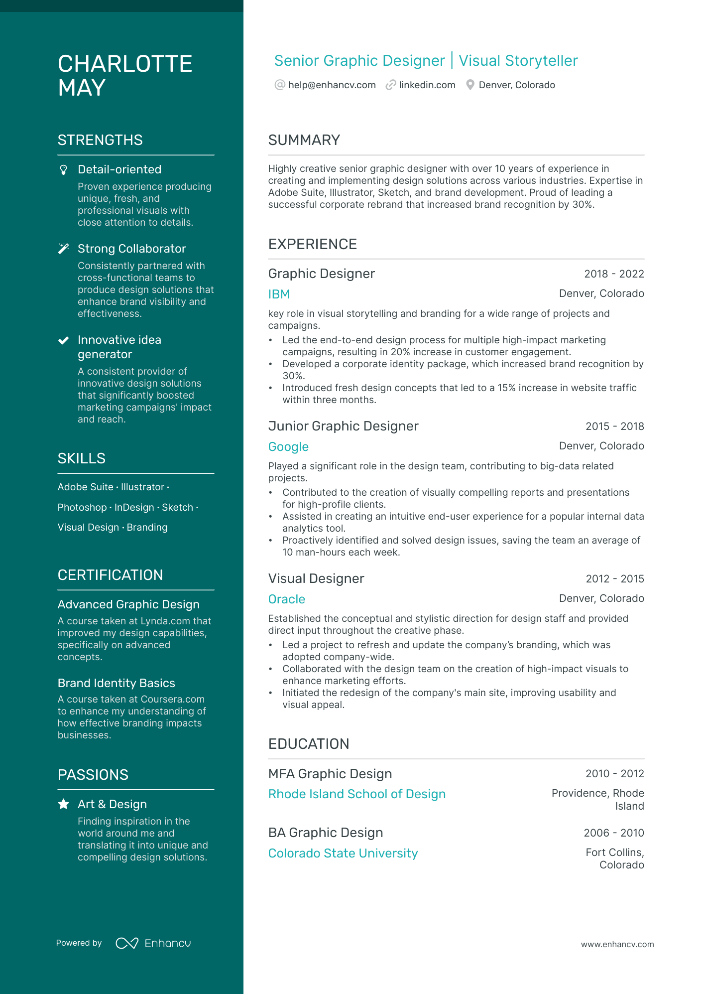 13 Graphic Designer Resume Examples & Guide for 2026