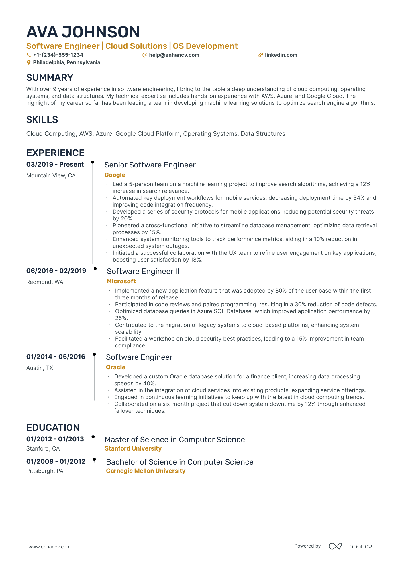 10 Software Engineer Intern Resume Examples & Guide for 2025