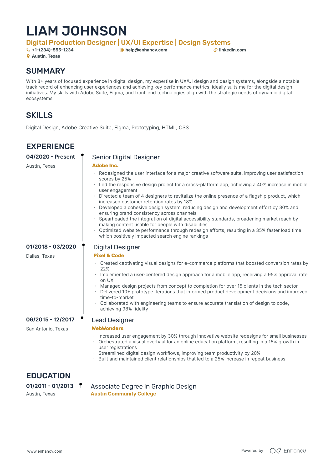 10 Production Designer Resume Examples & Guide for 2025