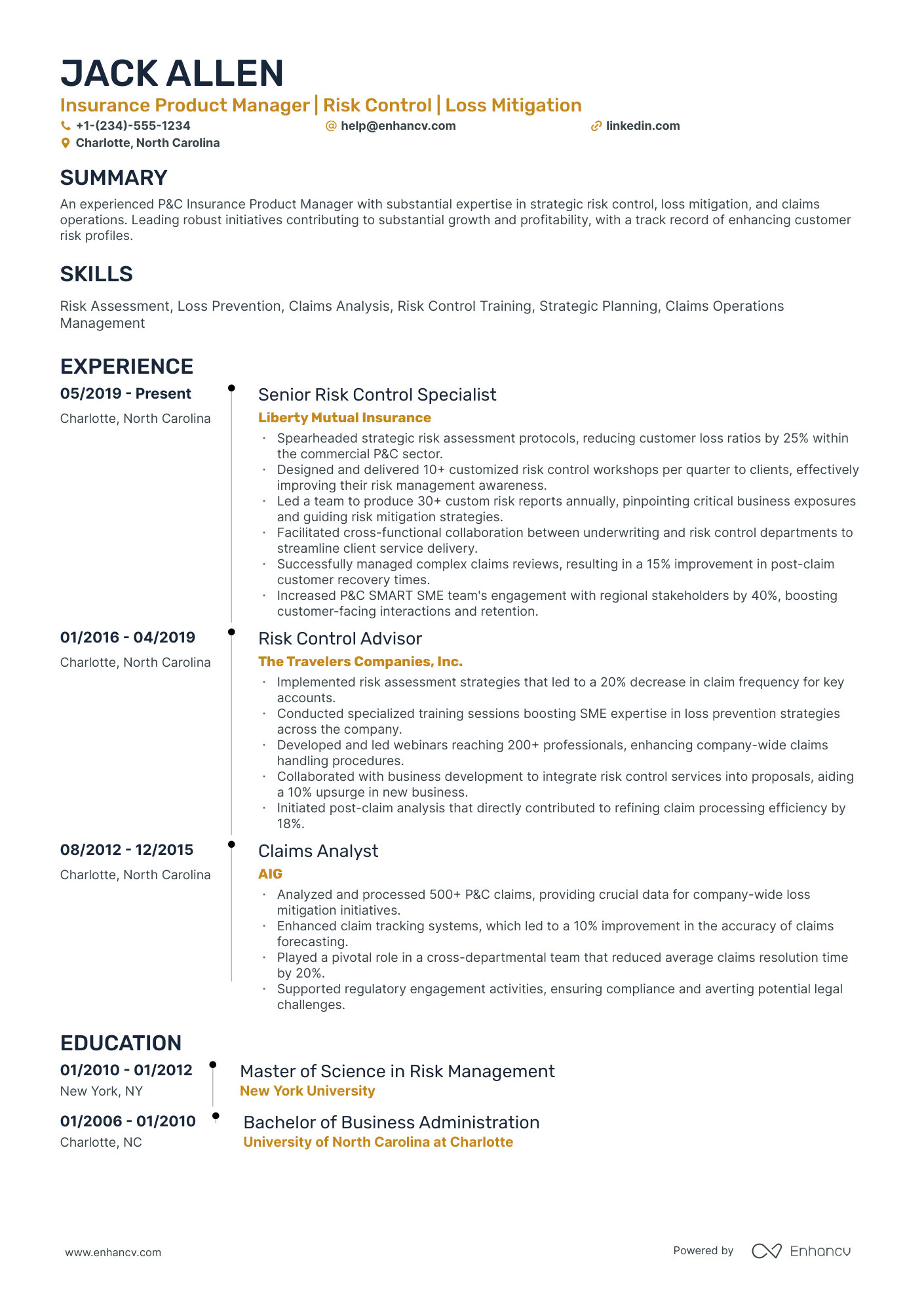 10 Insurance Product Manager Resume Examples & Guide for 2026