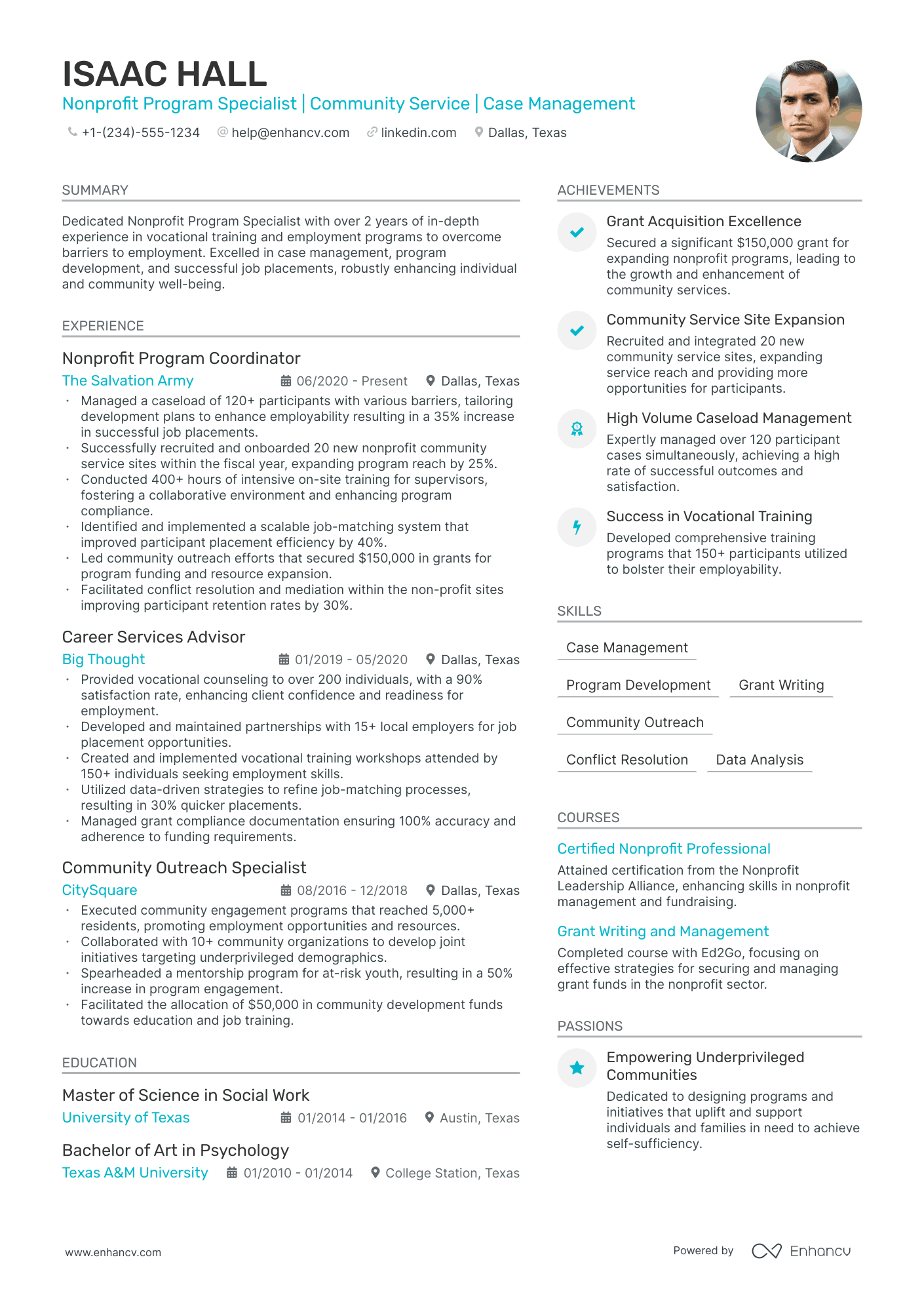 5 Nonprofit Program Manager Resume Examples & Guide for 2024