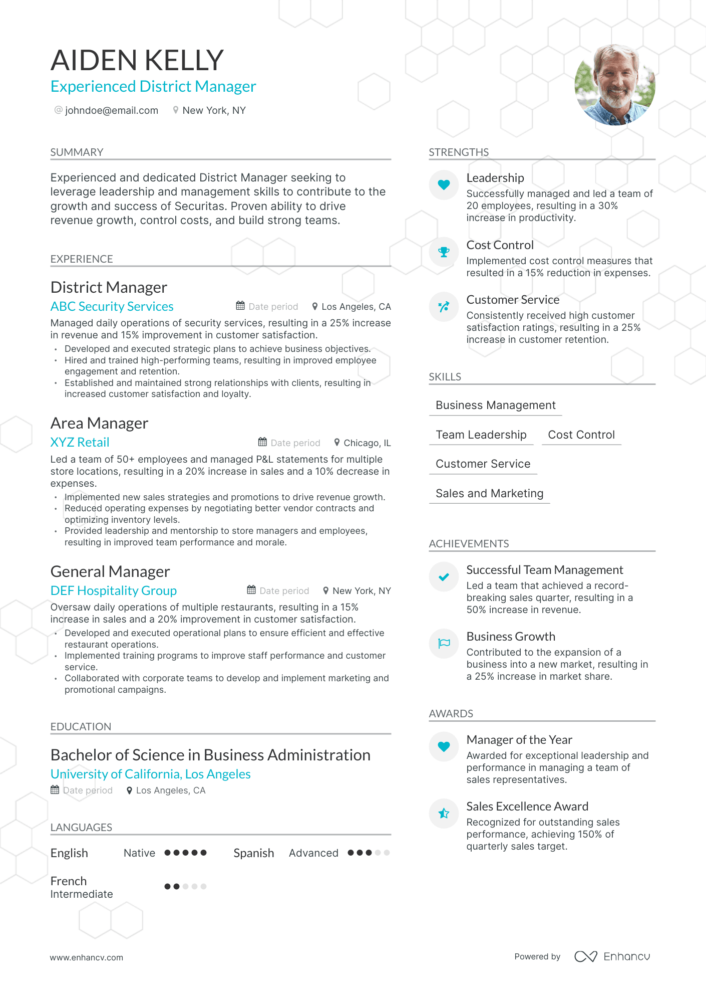 5 District Manager Resume Examples & Guide for 2023