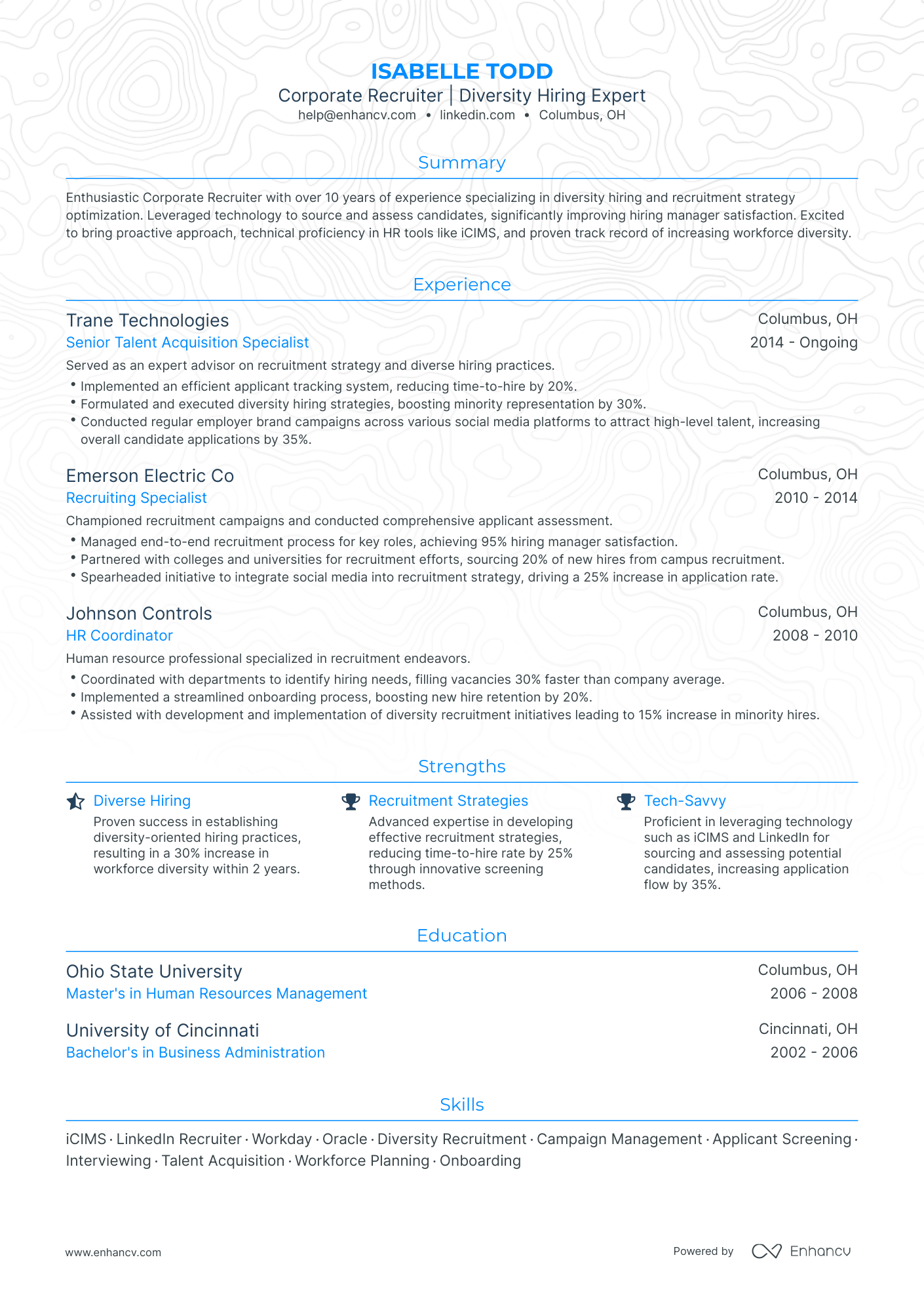 5 Corporate Recruiter Resume Examples & Guide for 2024