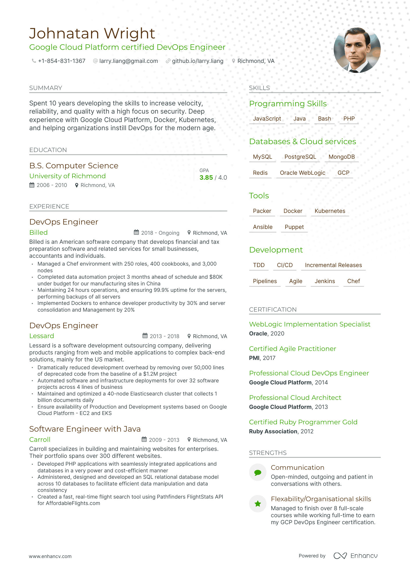 6 Devops Engineer Resume Examples & Guide for 2024