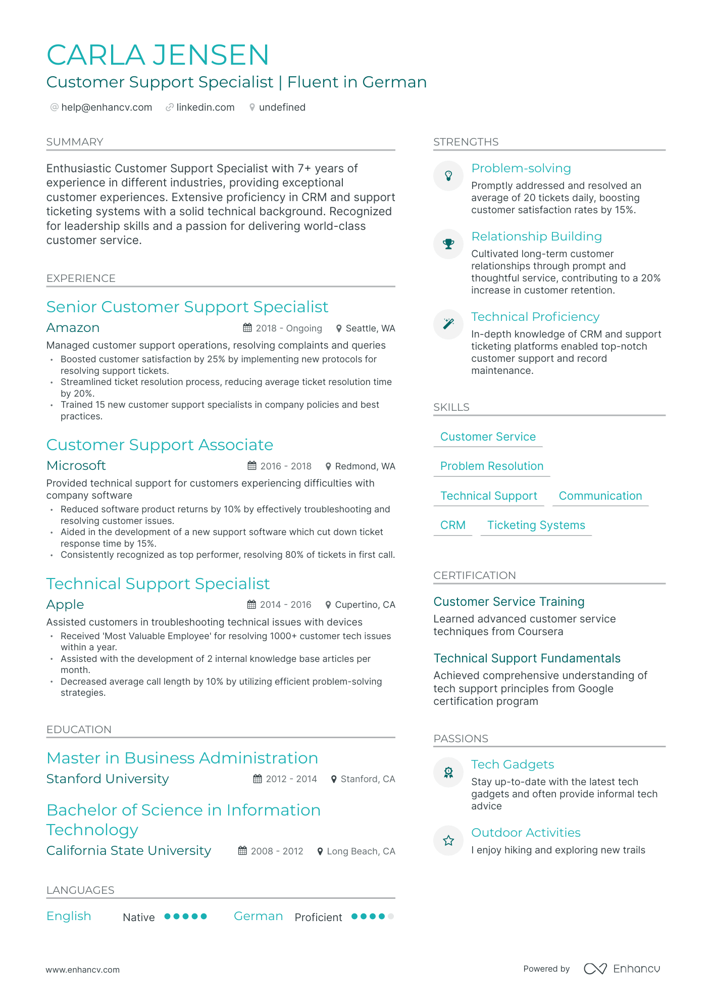 5 Customer Support Specialist Resume Examples & Guide for 2024