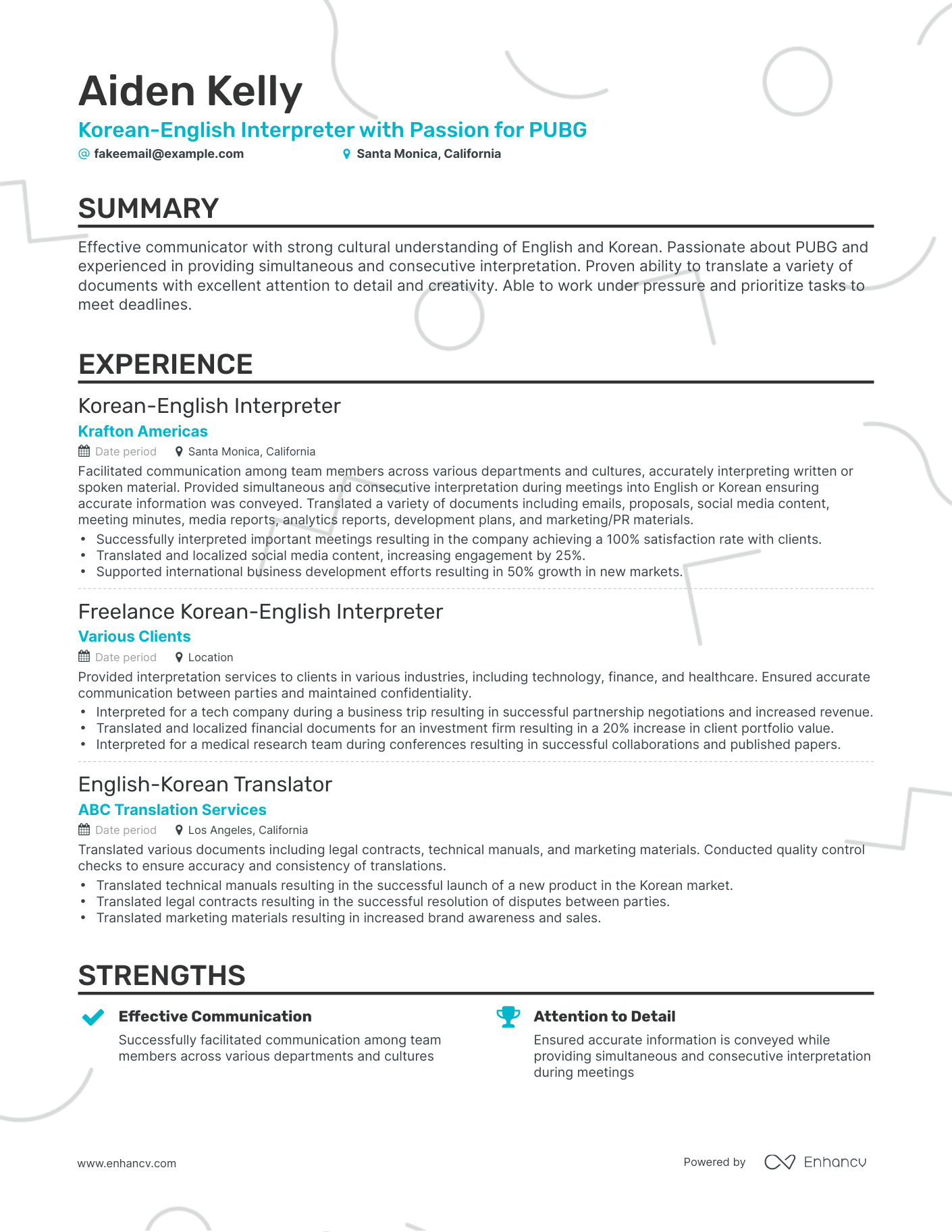 6 Interpreter Resume Examples & Guide for 2023